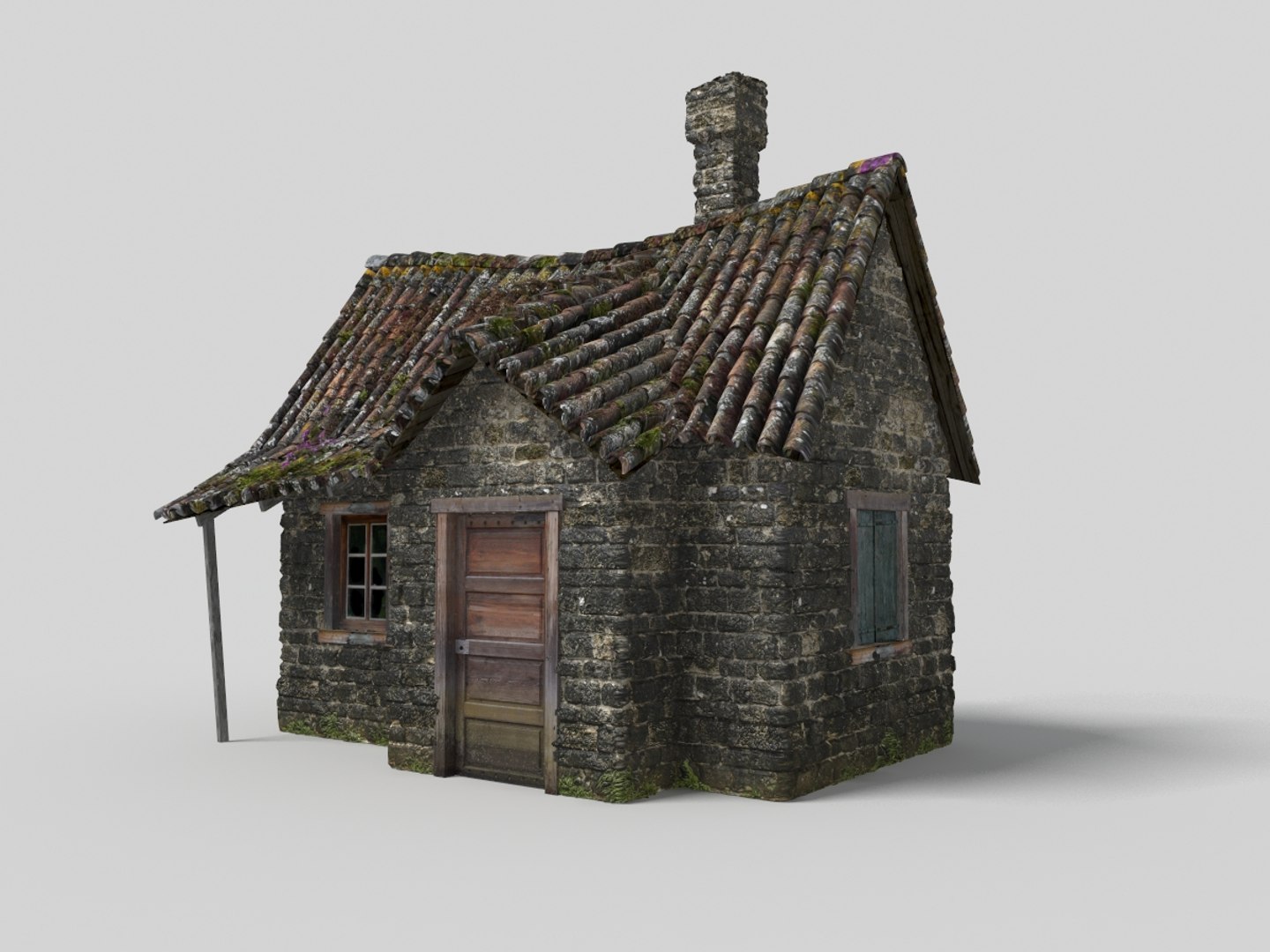 Old House 3d Model