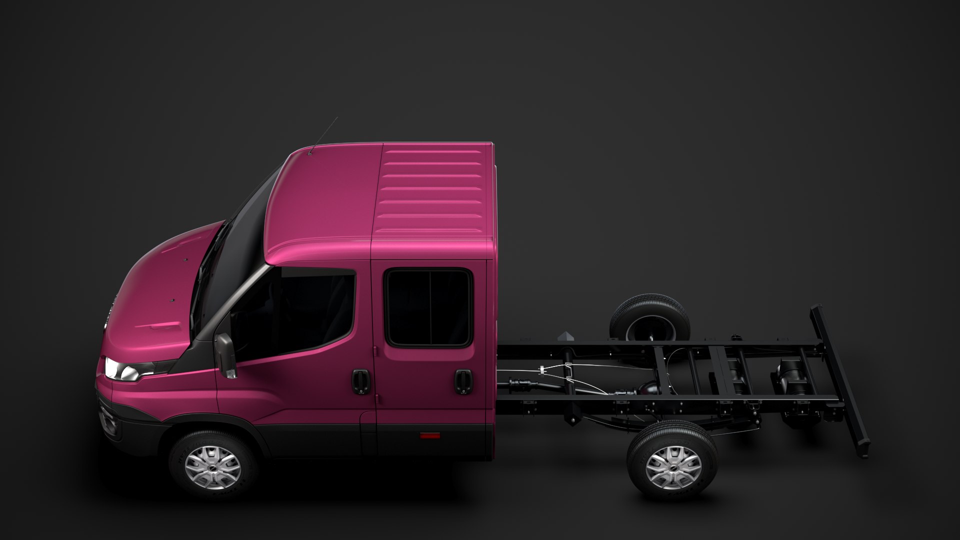 Iveco Daily Crew Cab 3D Model - TurboSquid 1541958