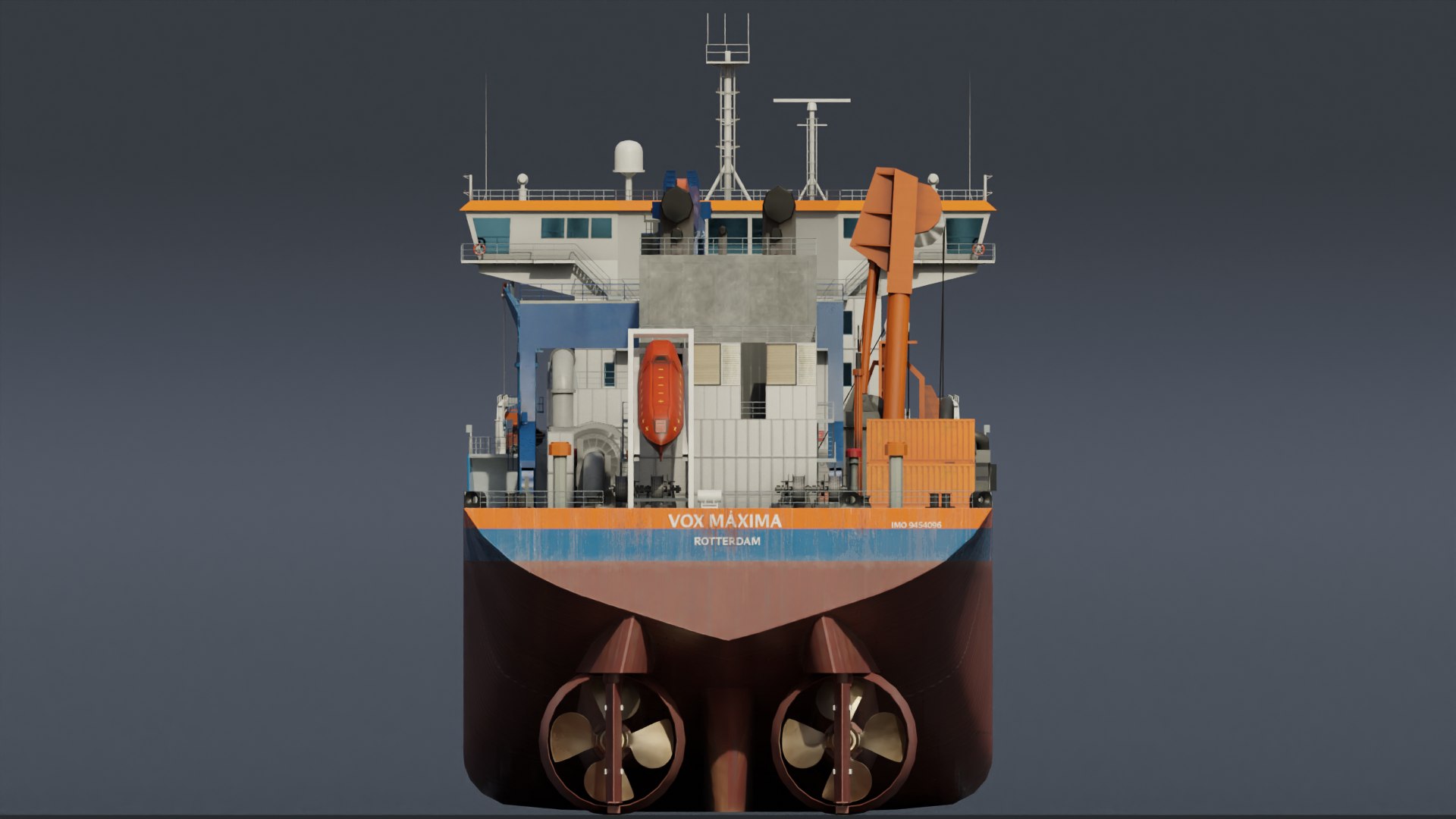 3D model Vox Maxima Dredger - TurboSquid 2180829