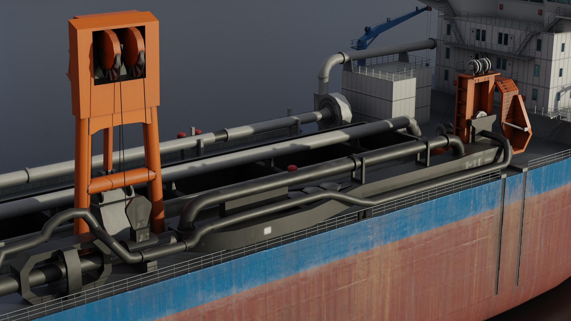 3D model Vox Maxima Dredger - TurboSquid 2180829
