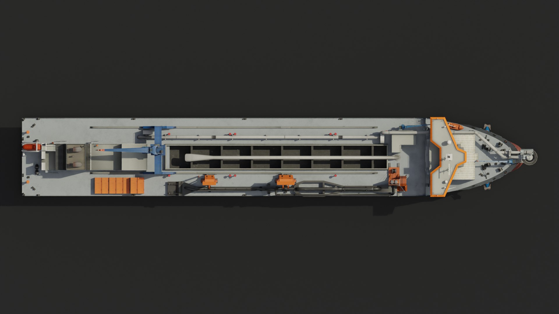 3D model Vox Maxima Dredger - TurboSquid 2180829