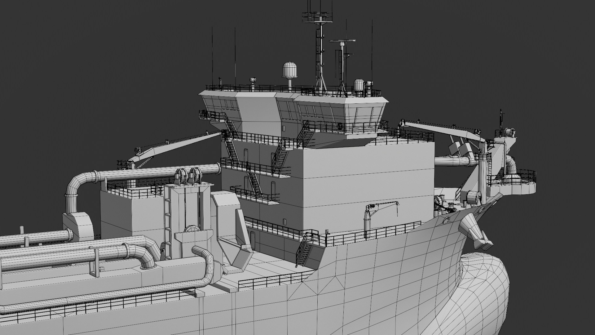 3D model Vox Maxima Dredger - TurboSquid 2180829