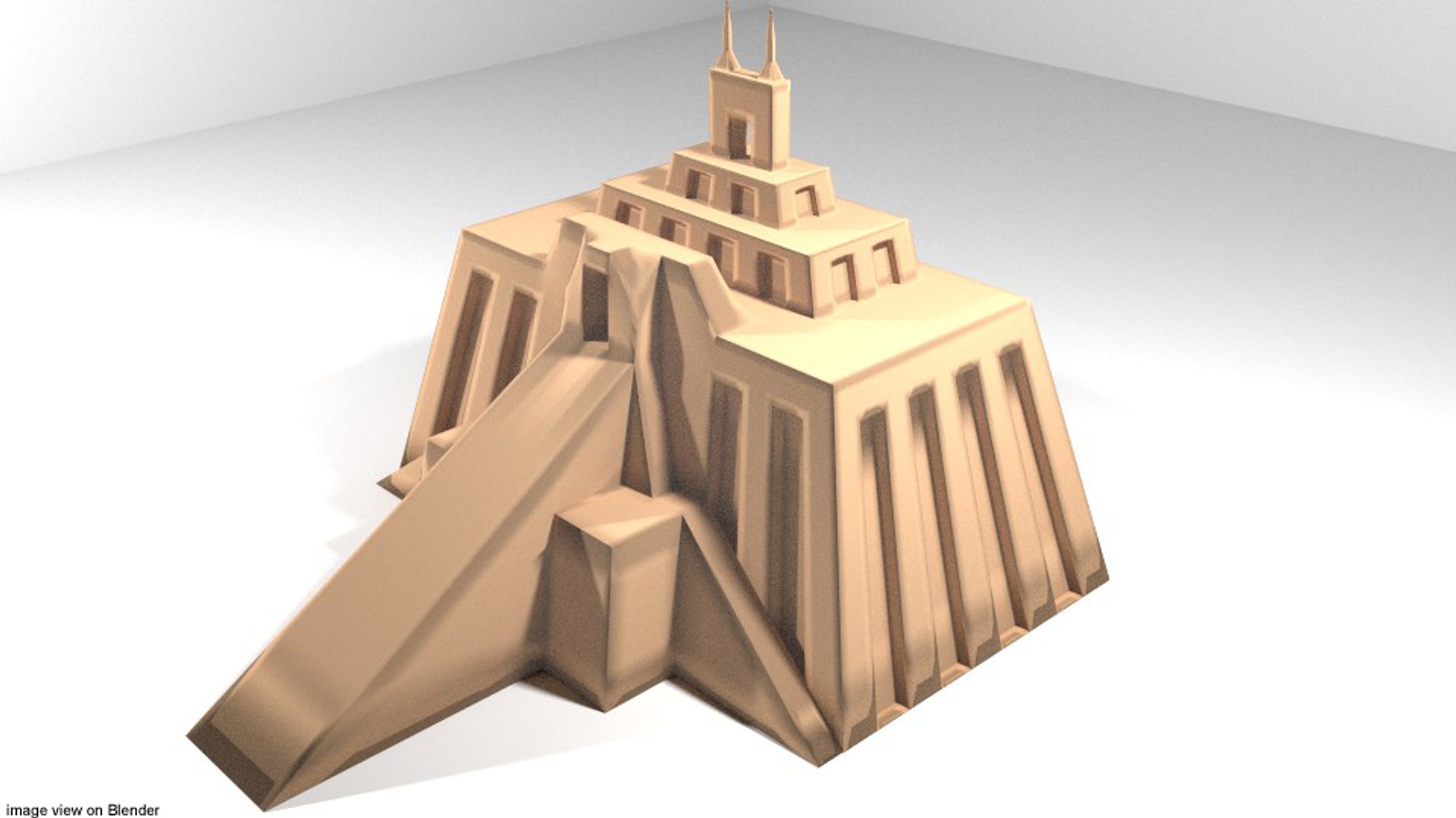 Ziggurat 3D - TurboSquid 1194868
