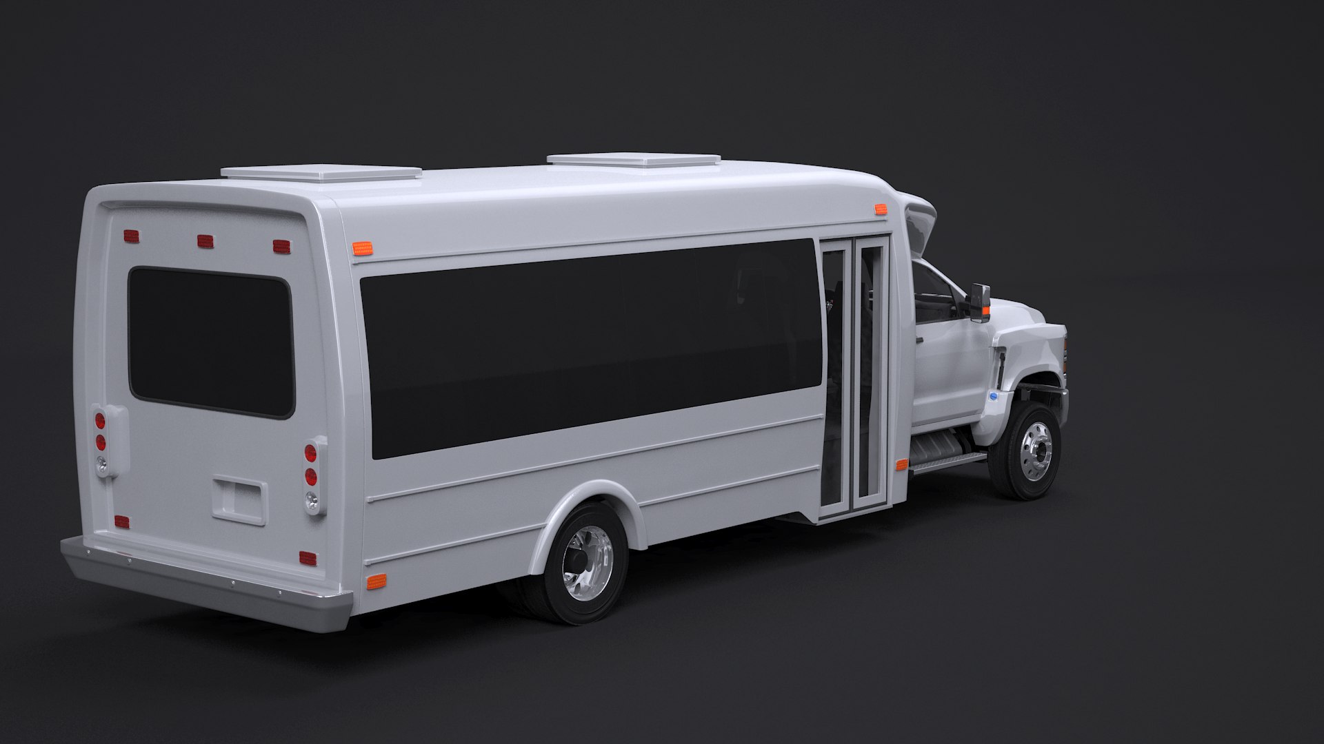 3D model generic shuttle bus - TurboSquid 1540920