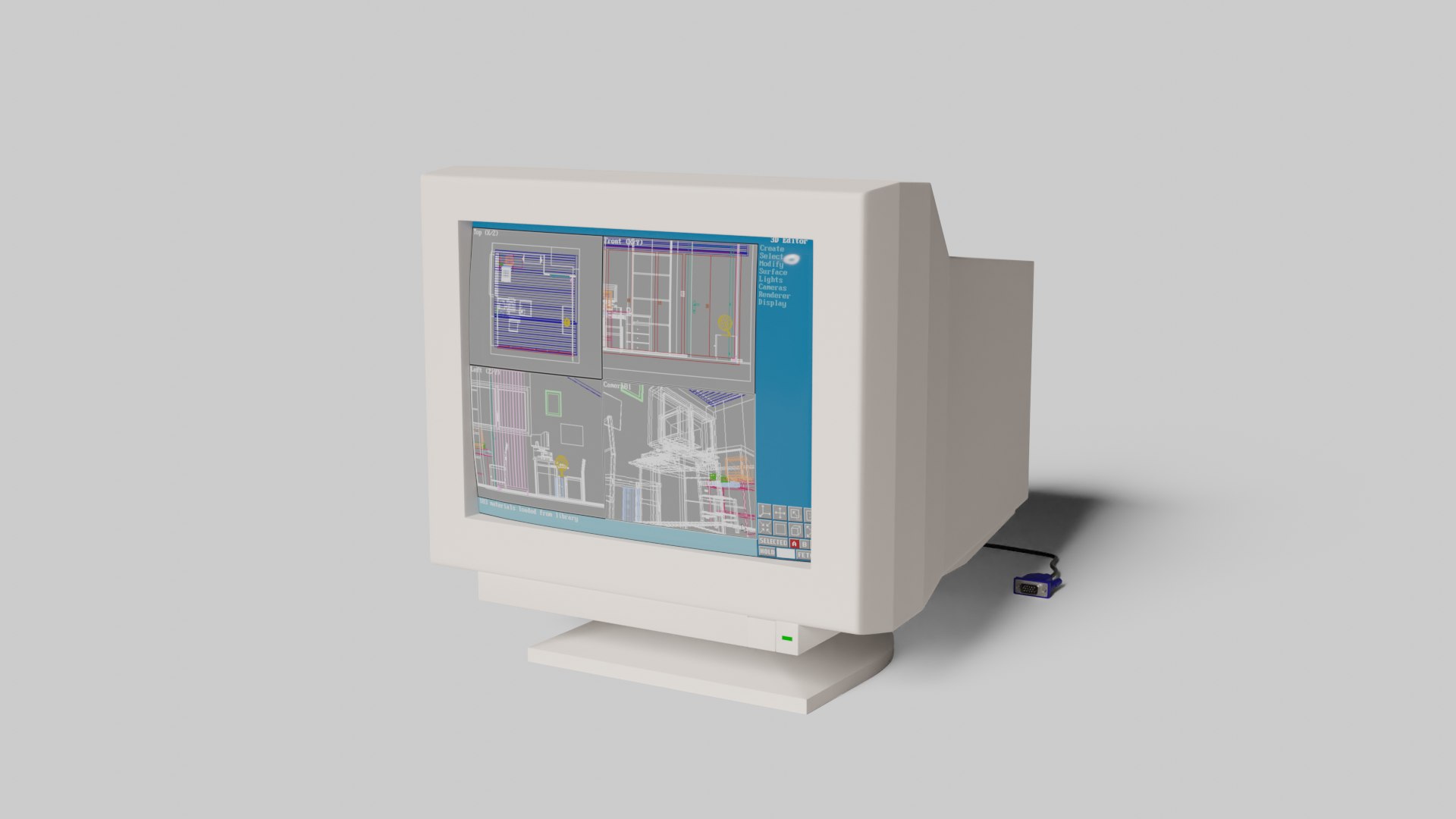 Vintage PC From The 90s 3D - TurboSquid 2036873