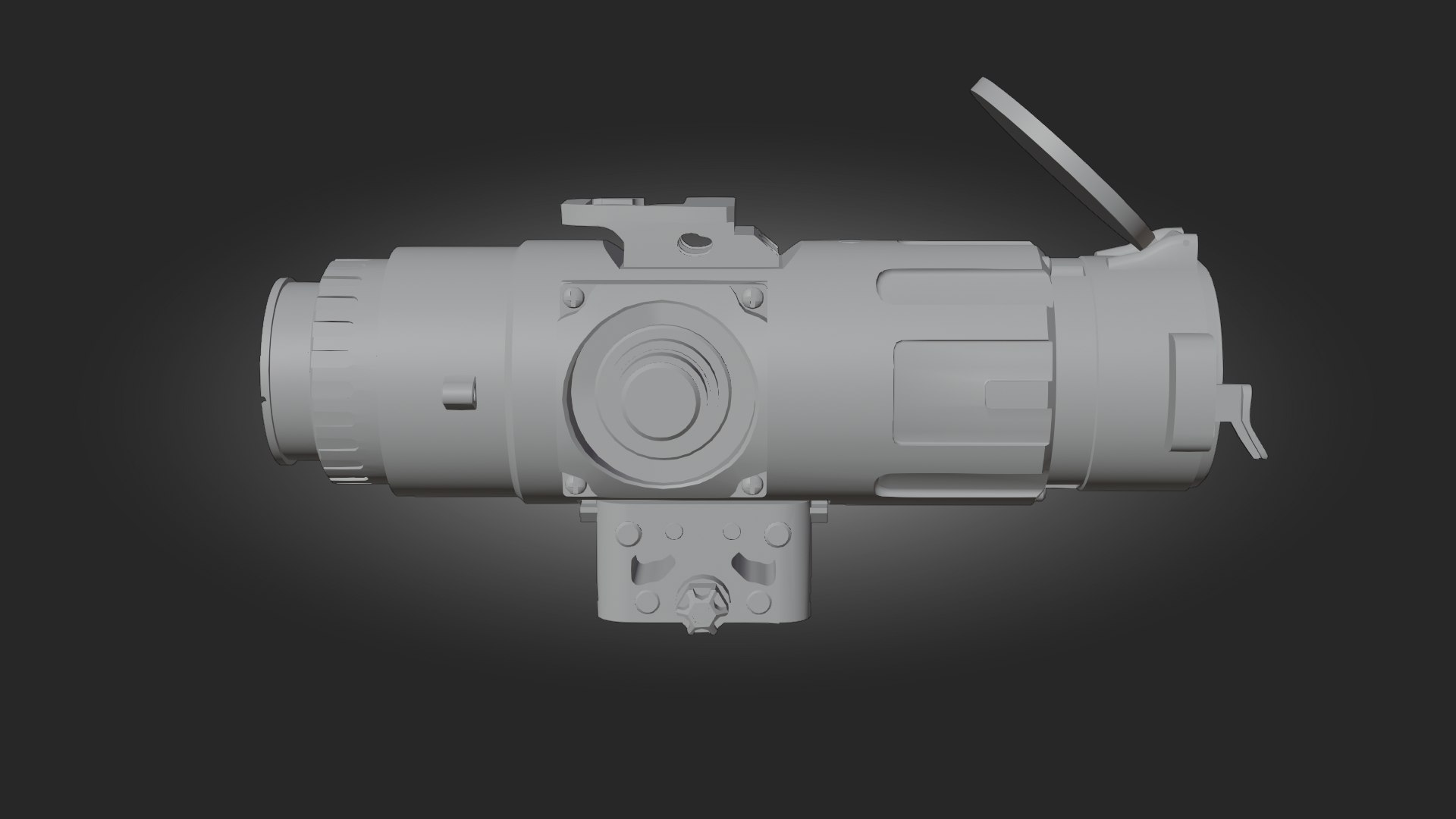3D High Quality Scope With Laser 3D Model Model - TurboSquid 2308937