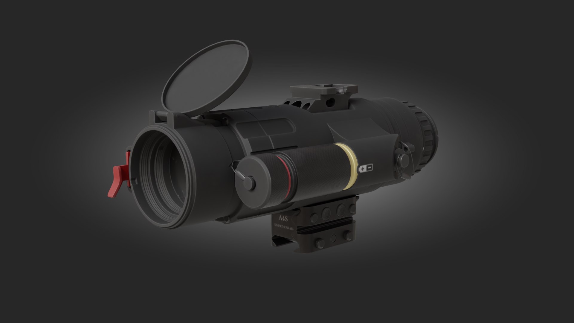 3D High Quality Scope With Laser 3D Model Model - TurboSquid 2308937