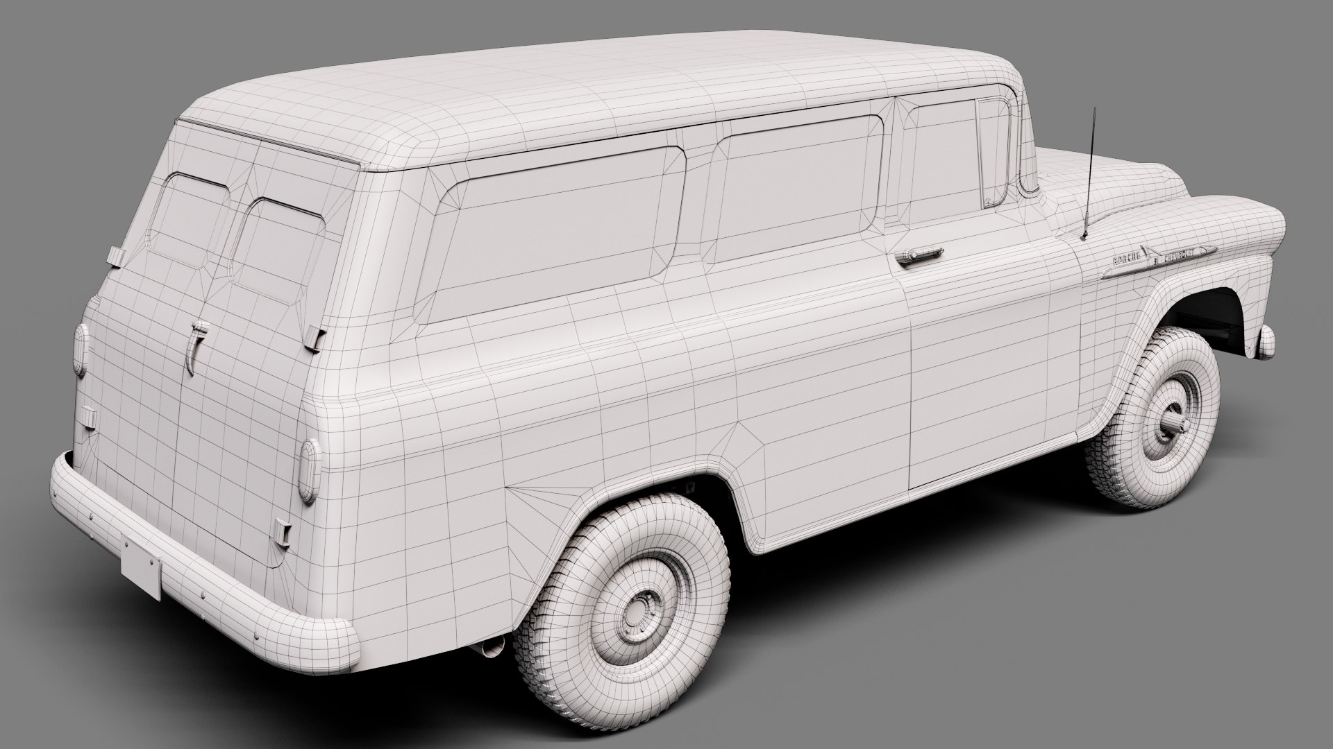 Chevrolet Suburban 1959 3D Model - TurboSquid 2283640