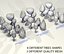 3d Model Trees Different Mesh