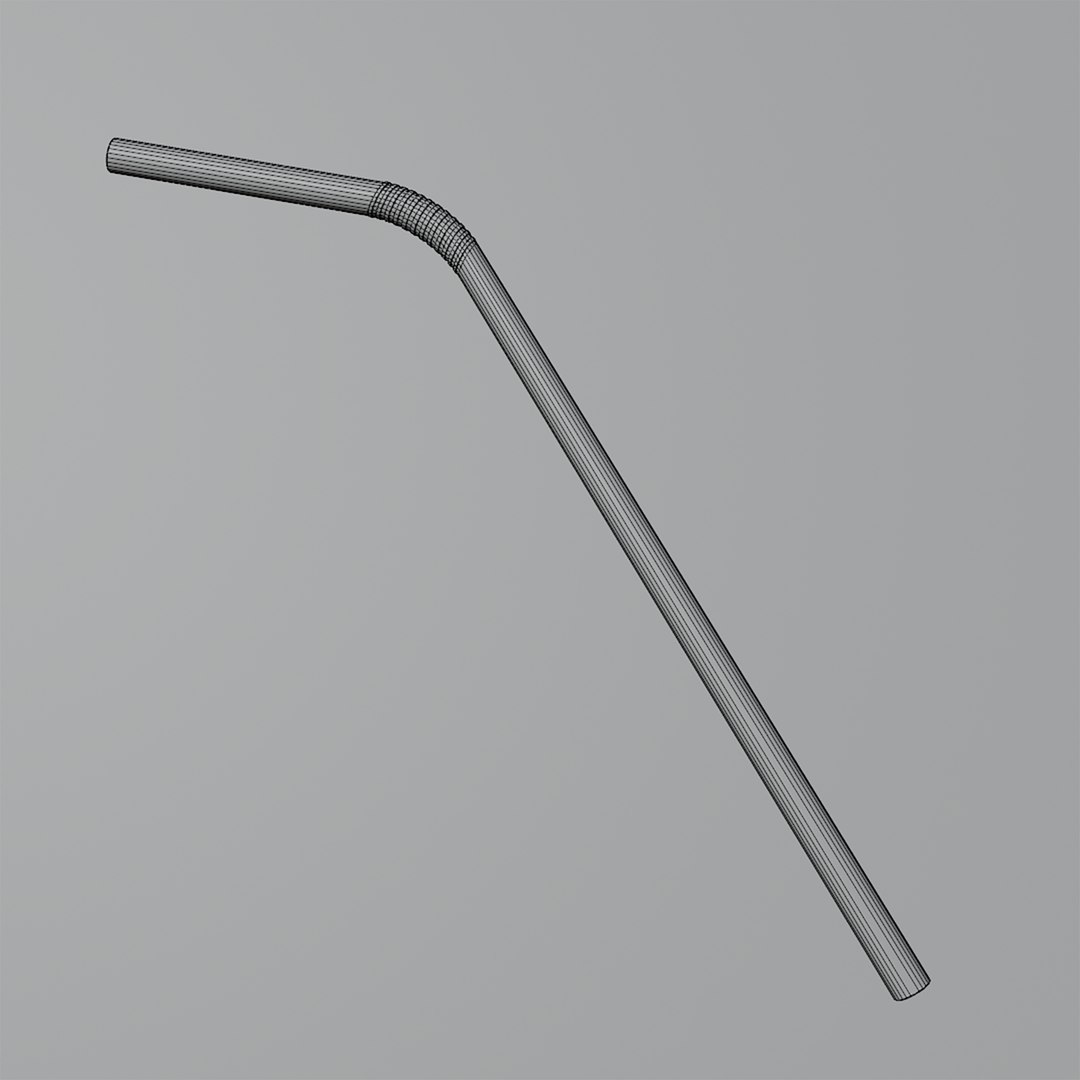 Glass With Straw 3D Model - TurboSquid 2204824