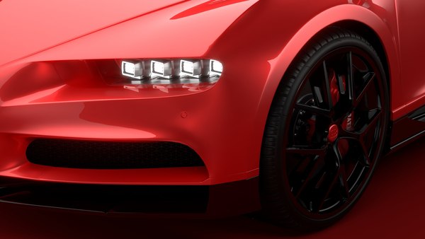 modelo 3d Bugatti Chiron Sport 2021 Rojo - TurboSquid 1831923