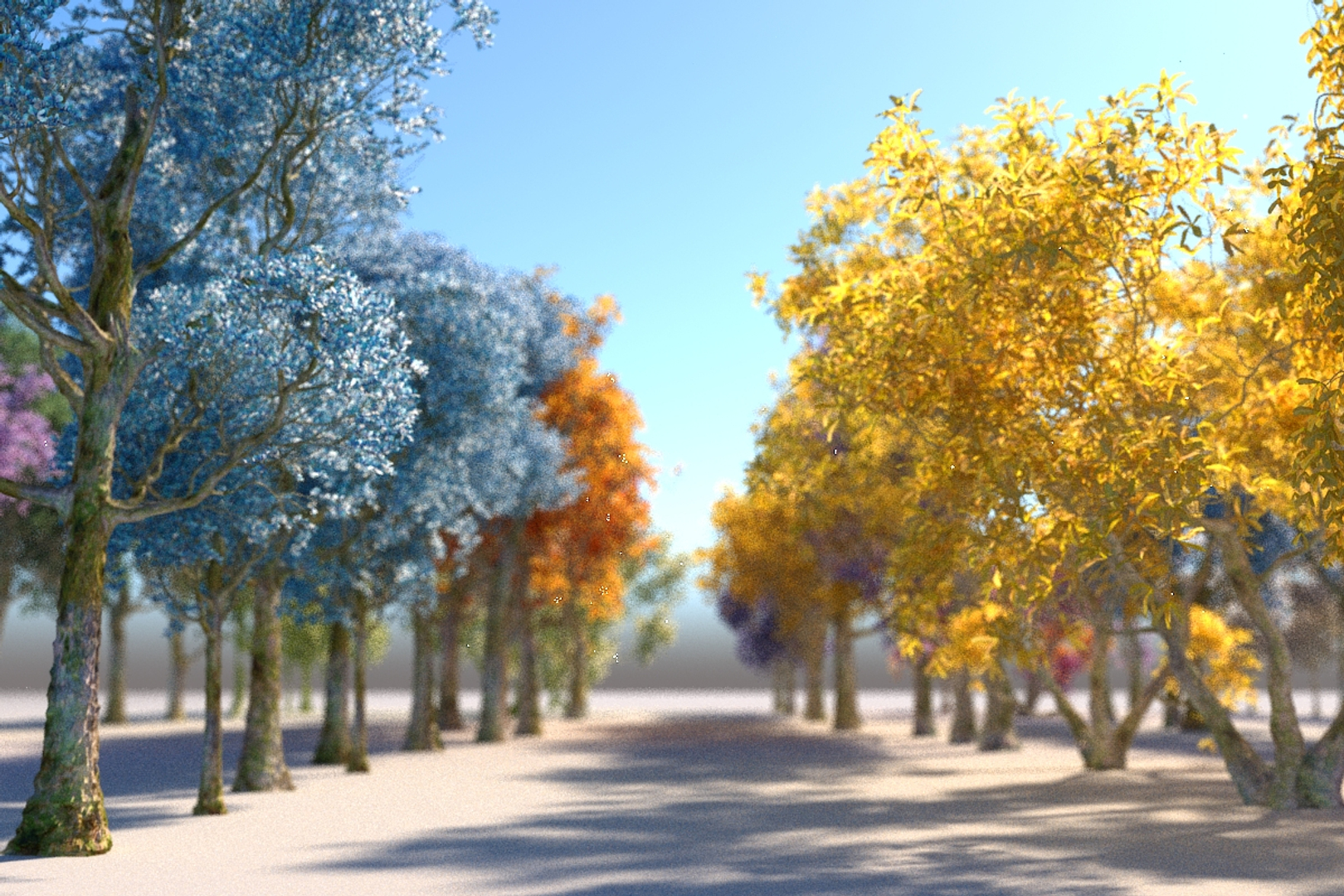 3D Spring Trees Hd Model - TurboSquid 1550606