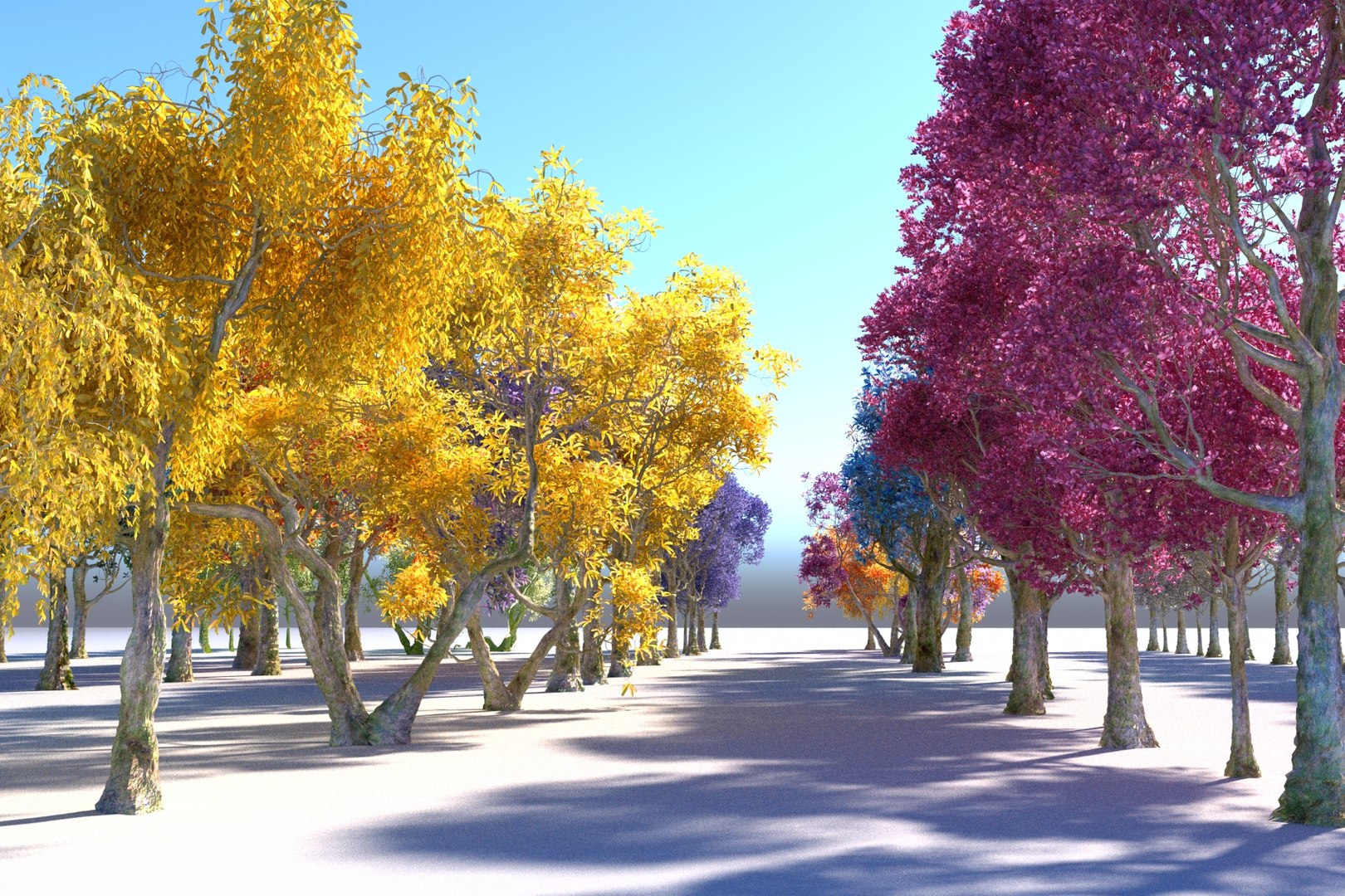 3D Spring Trees Hd Model - TurboSquid 1550606