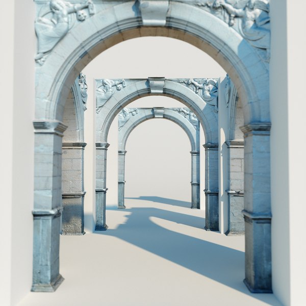 오래된 성 아치 001 3D 모델 - TurboSquid 2069452