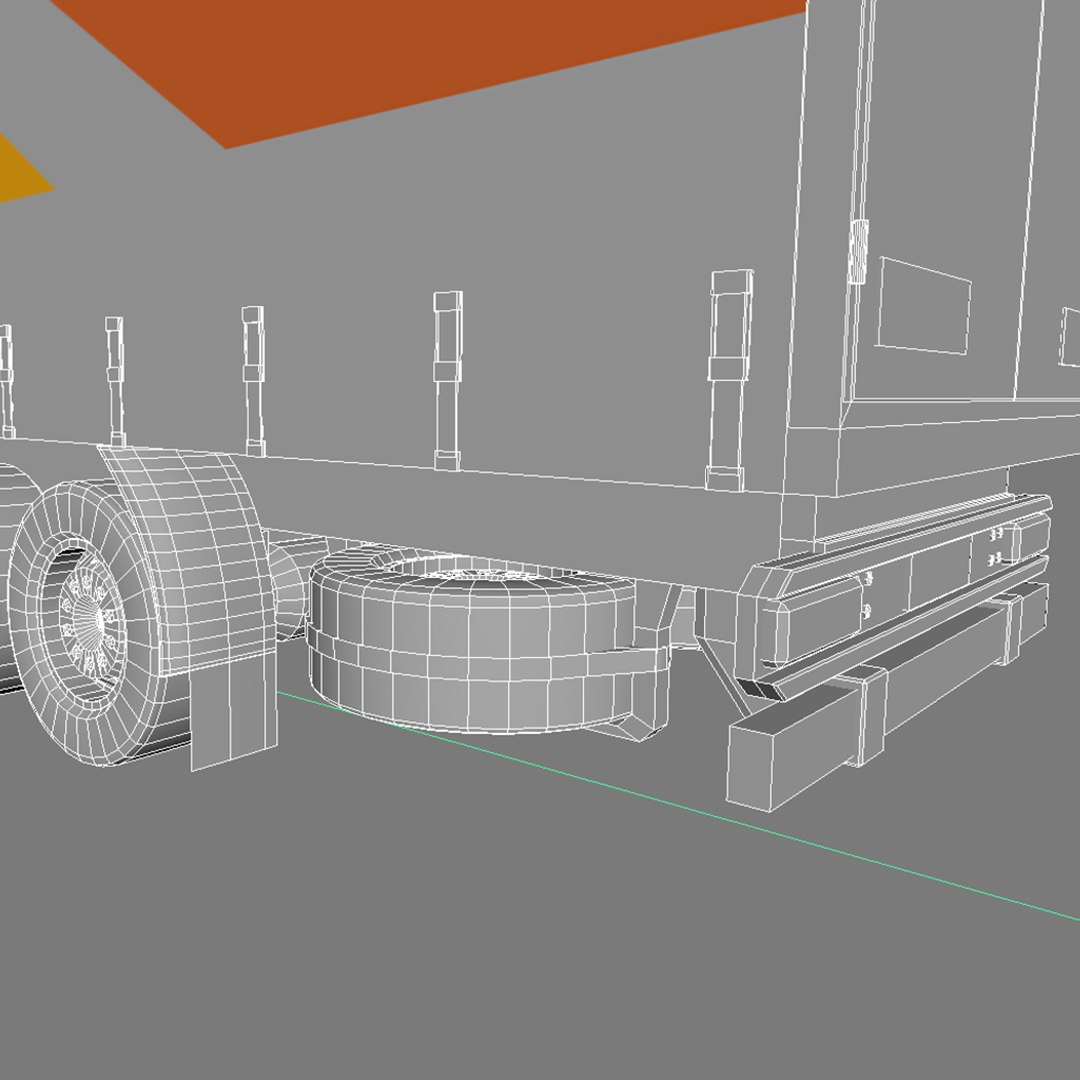 Truck Trailer Model - TurboSquid 1185287