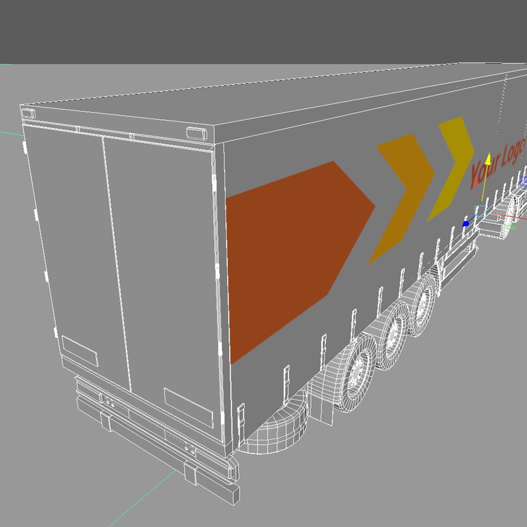 Truck Trailer Model - TurboSquid 1185287