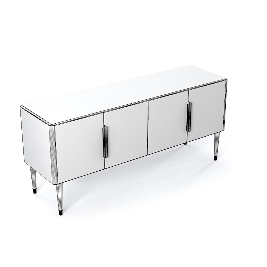 3d Baker Refined Reeded