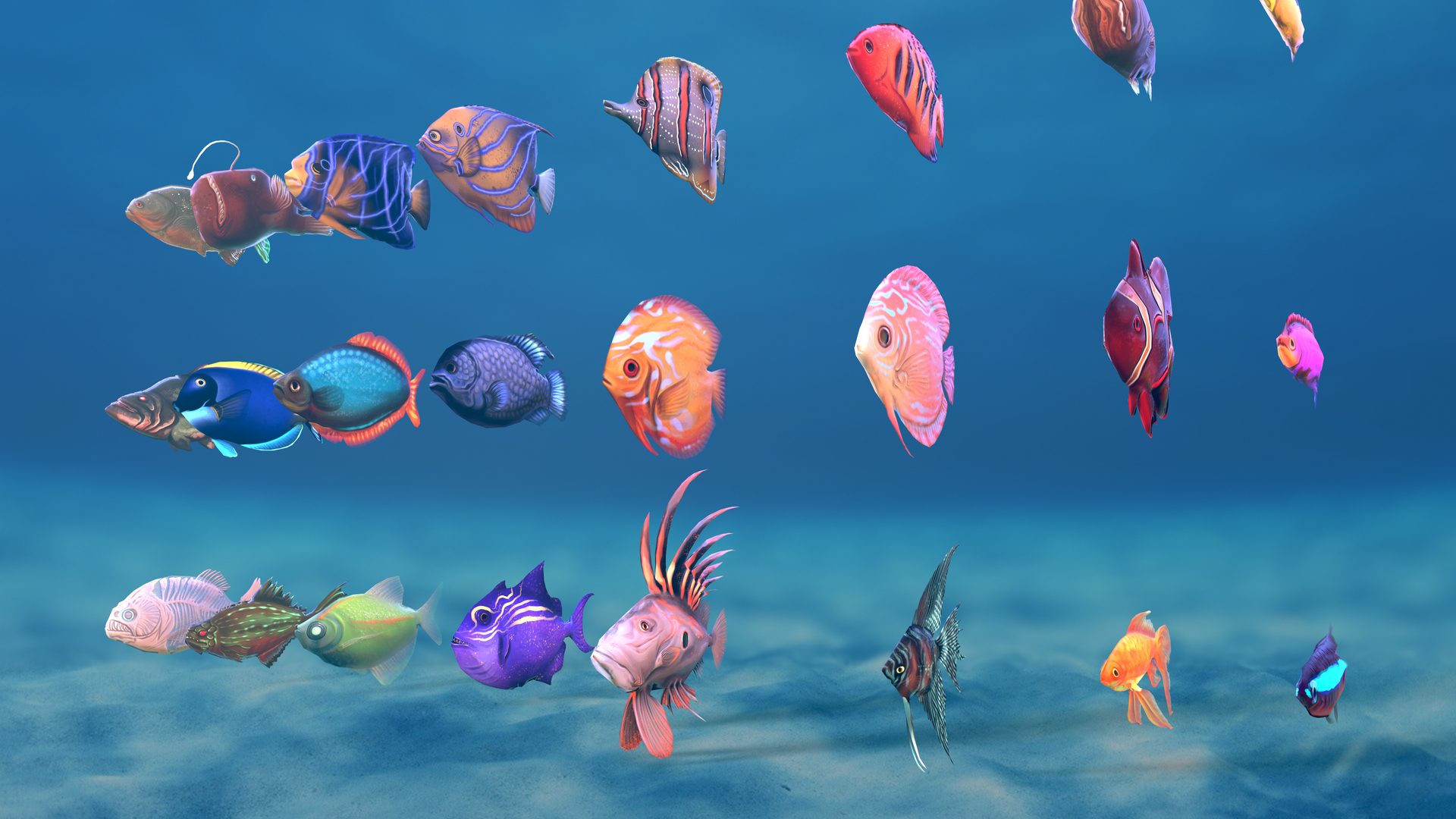 3D model stylized small fishes - TurboSquid 1696233