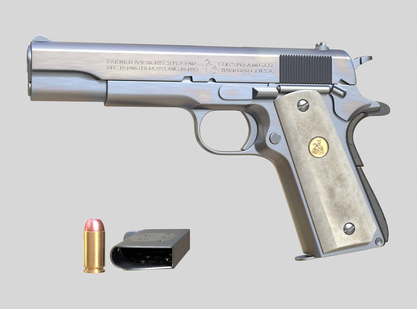 Colt Model - TurboSquid 1456218