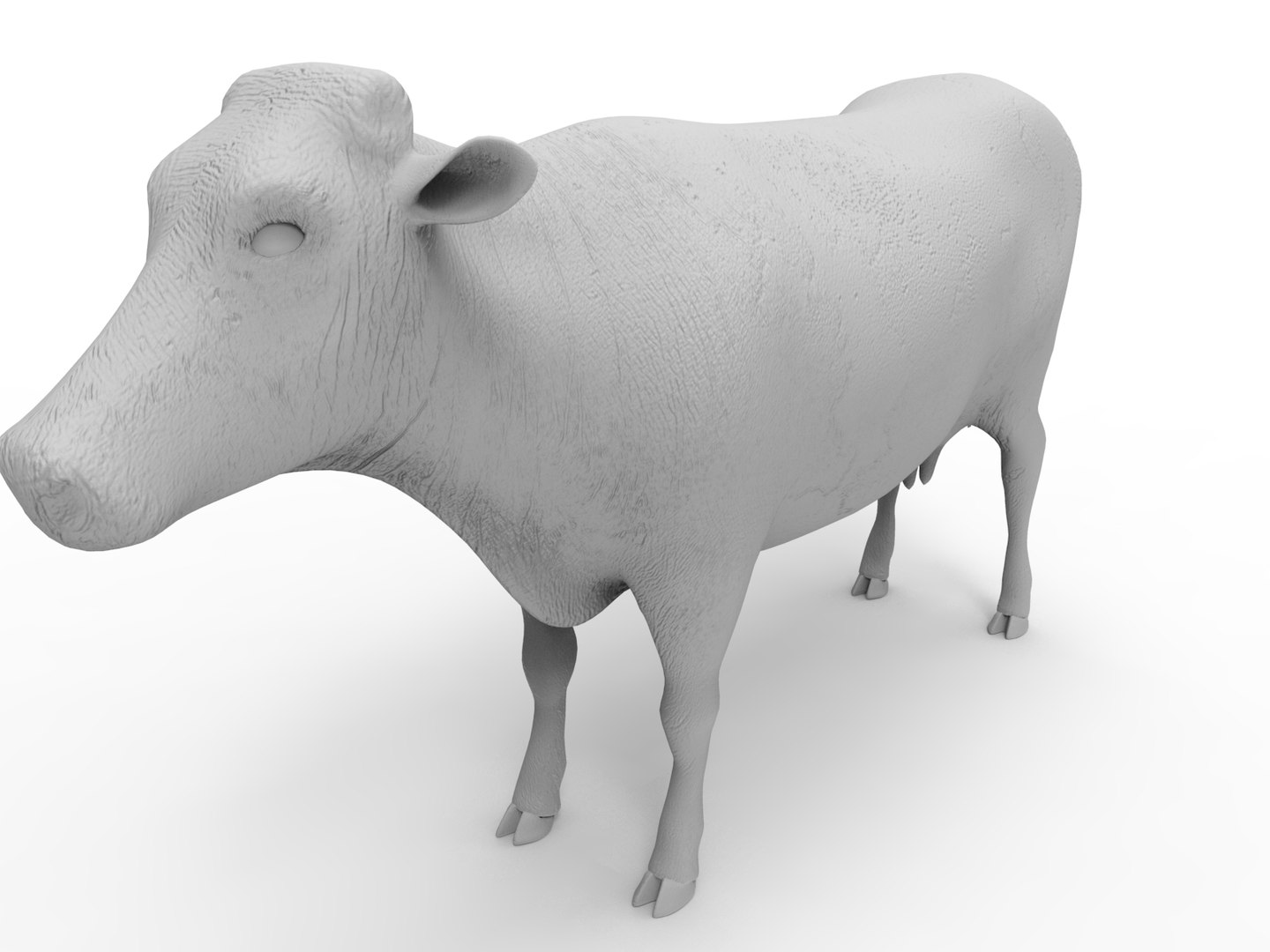 3D cow cattle - TurboSquid 1196407