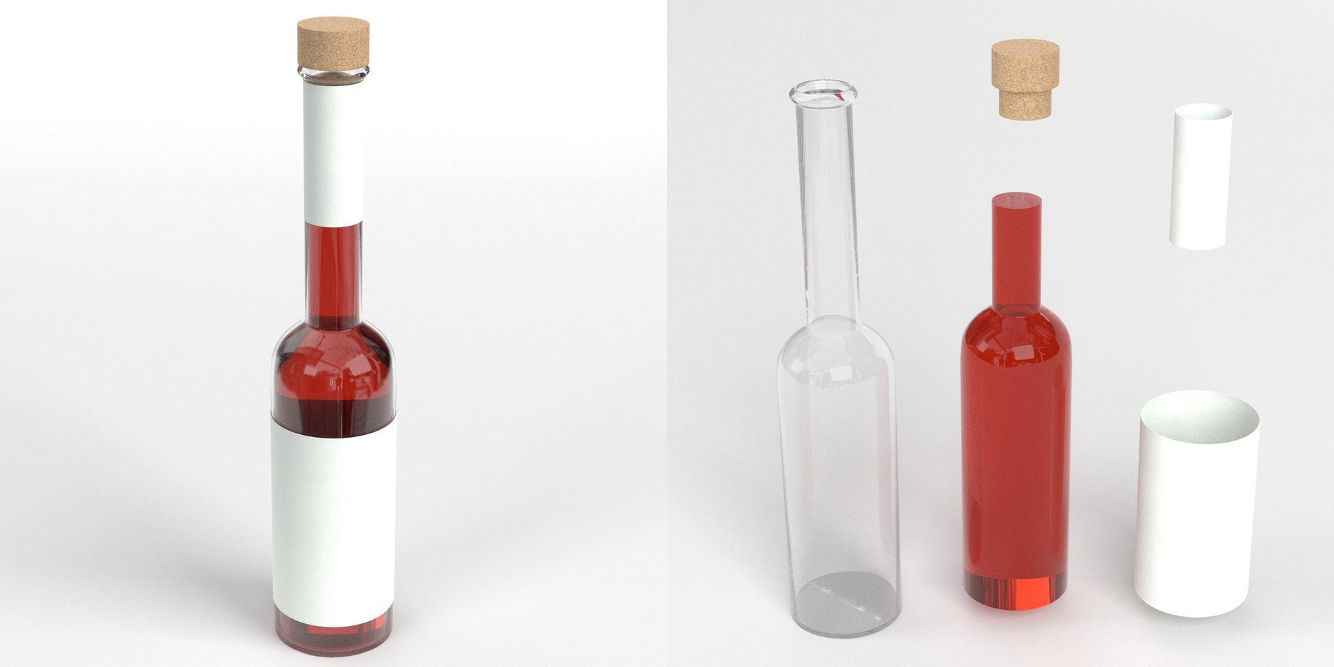 Small Liquor Bottle 3D Model - TurboSquid 2123793