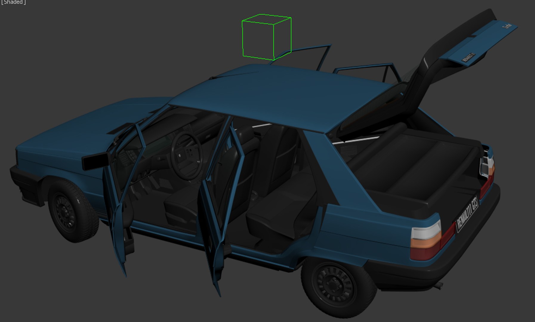 3D Model Renault 11 Turbo 1986 - TurboSquid 2011005