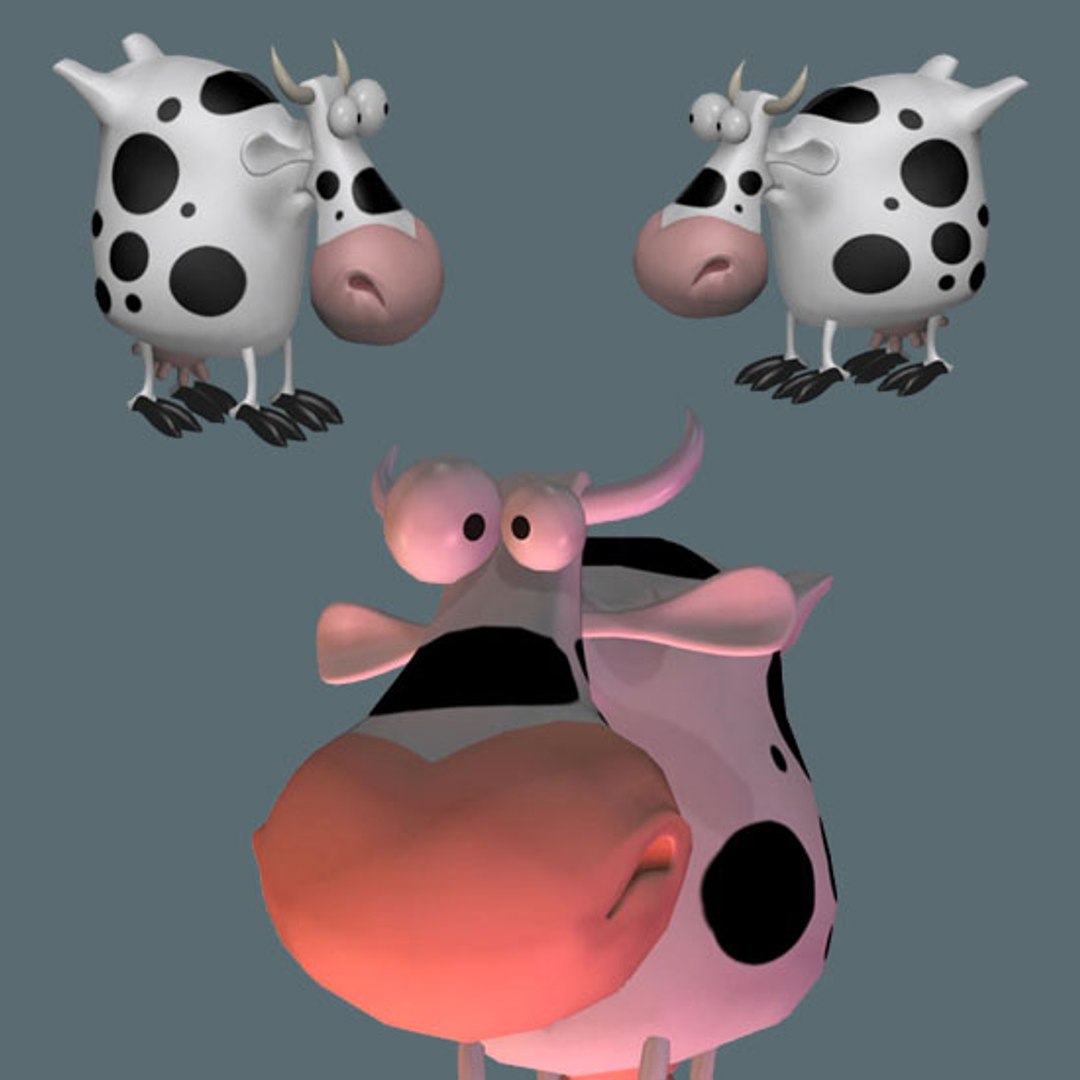 Toon Cow Poser Pzsg Pz3