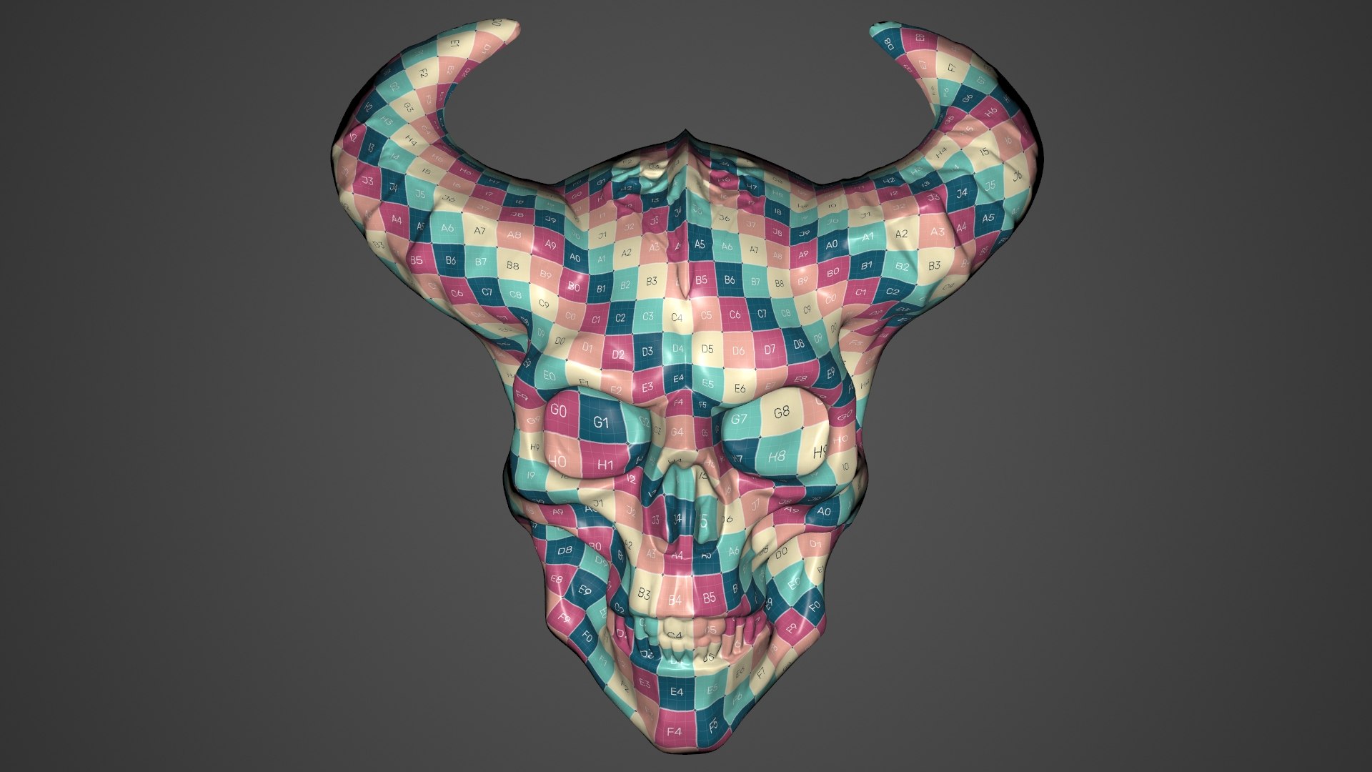 Demonic Skull 6 Textured 3D Model - TurboSquid 2217424