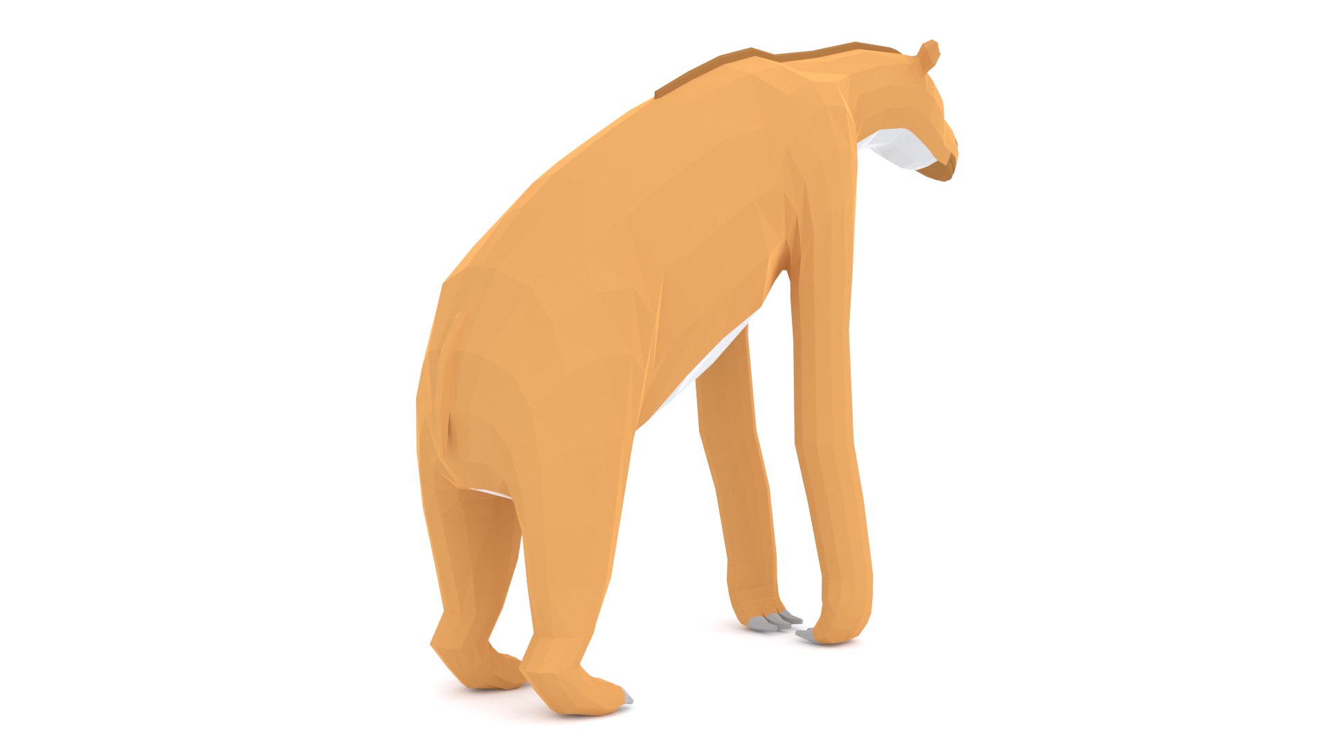 3D Low Poly Cartoon Chalicotherium - TurboSquid 1846441