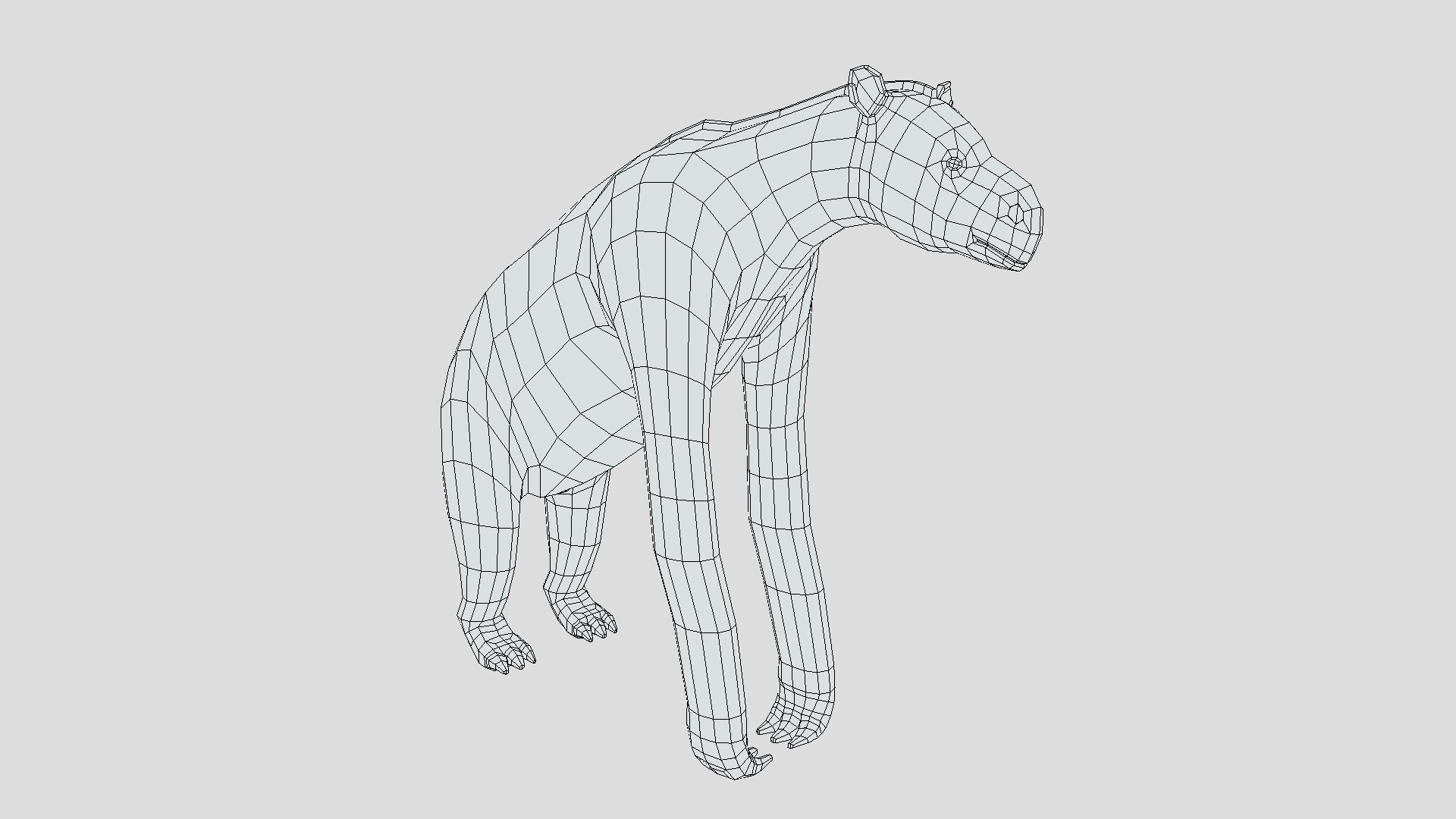 3D Low Poly Cartoon Chalicotherium - TurboSquid 1846441