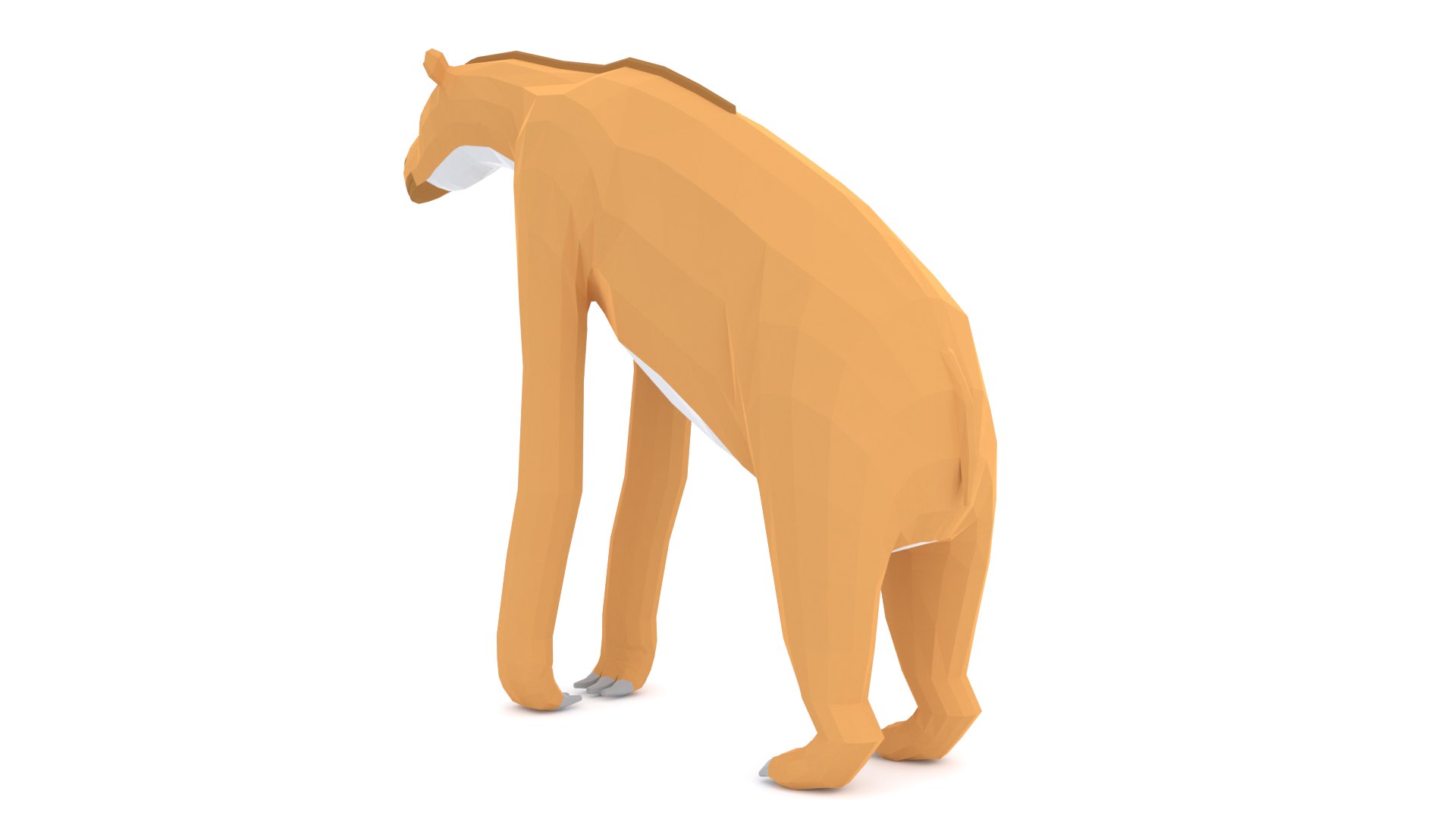 3D Low Poly Cartoon Chalicotherium - TurboSquid 1846441