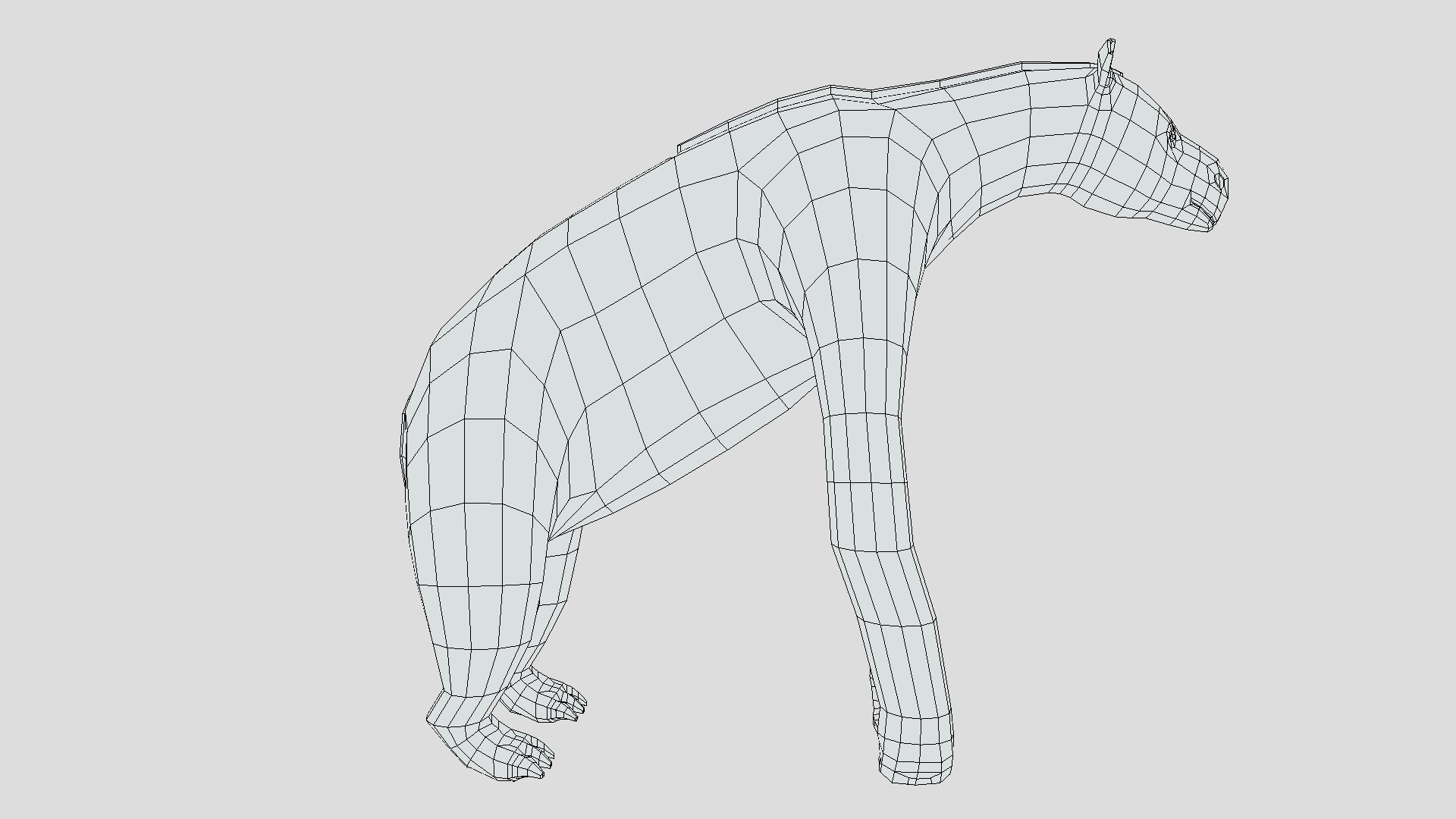 3D Low Poly Cartoon Chalicotherium - TurboSquid 1846441