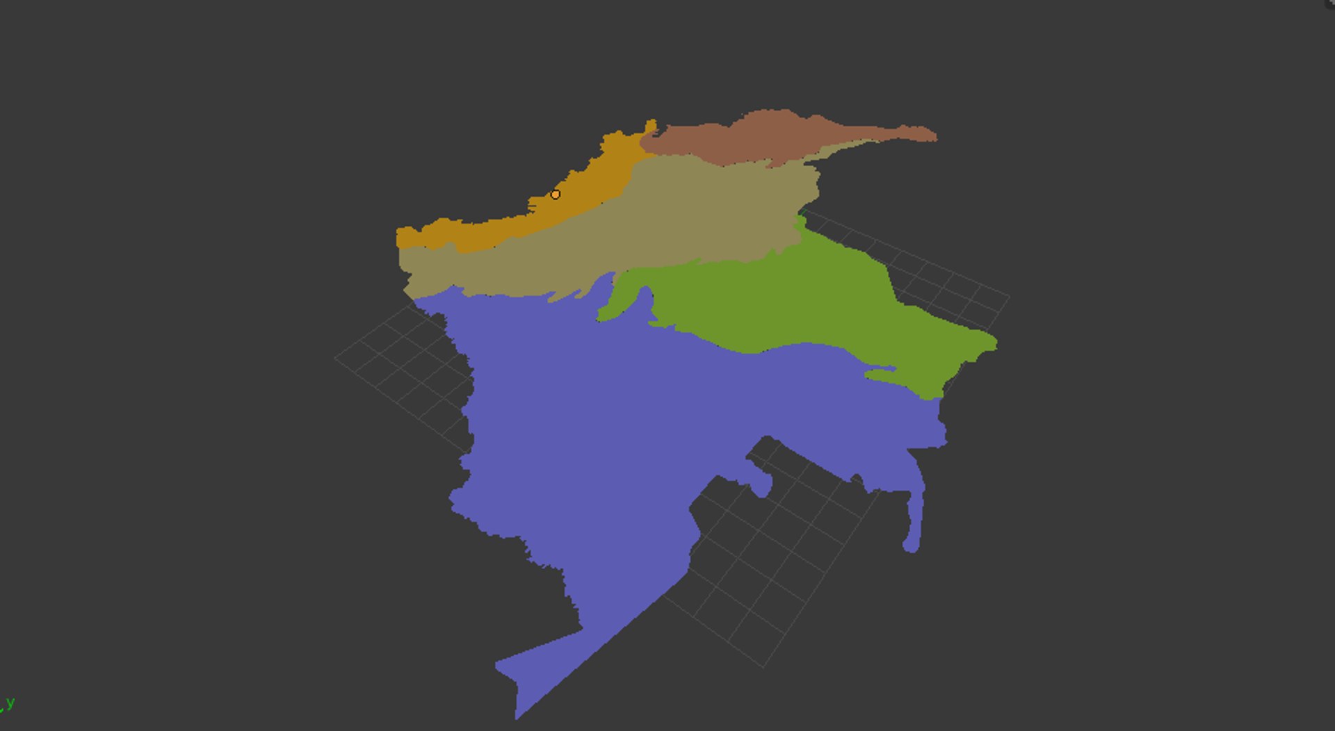 Colombia Regions Obj Free