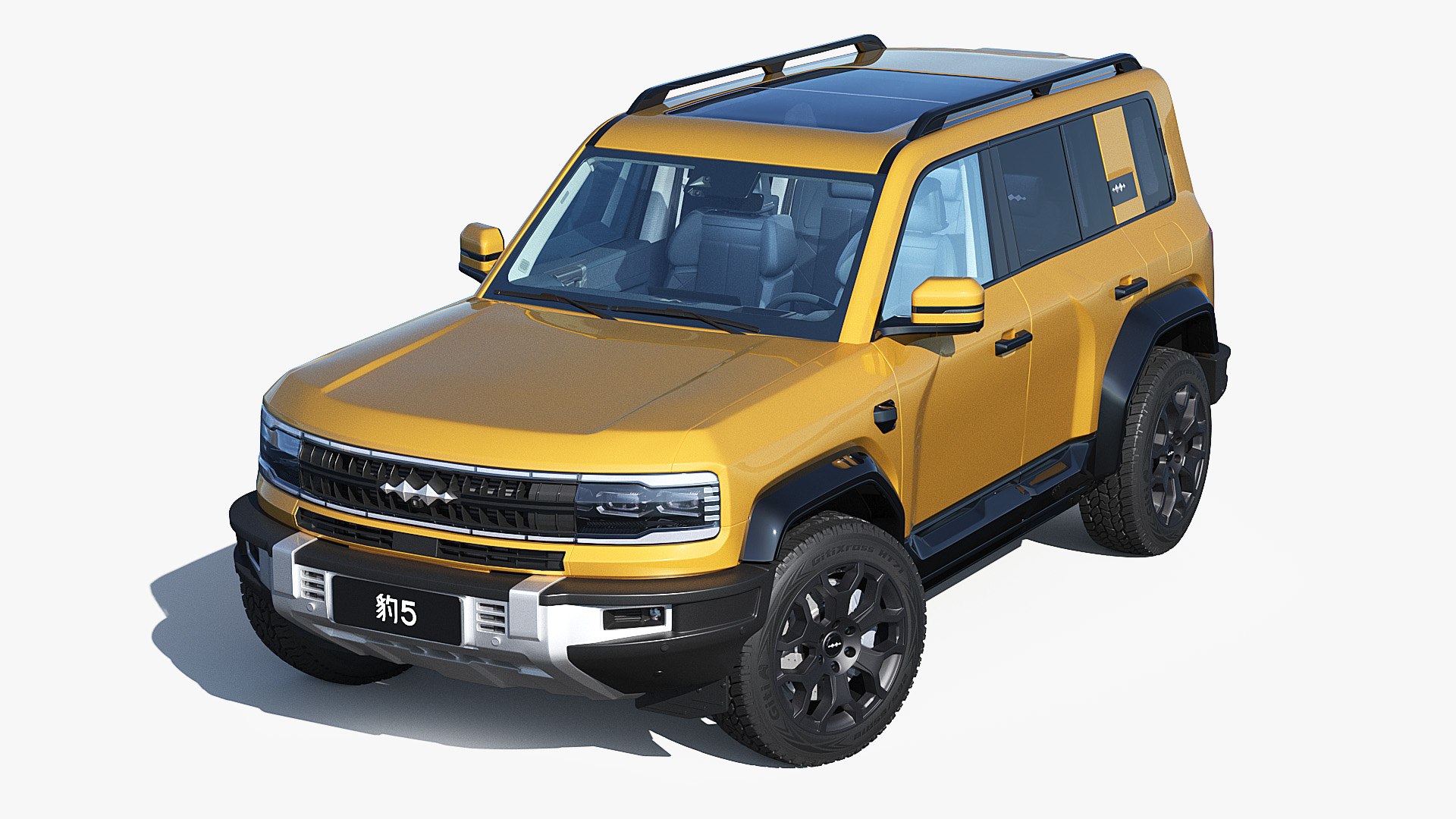 3D 2025 BYD Formula Leopard 5 With Interior Model - TurboSquid 2309704