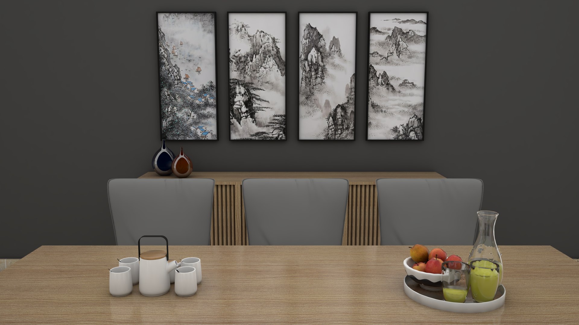 3D model Floor Plan with Interior Rendering - TurboSquid 2049557