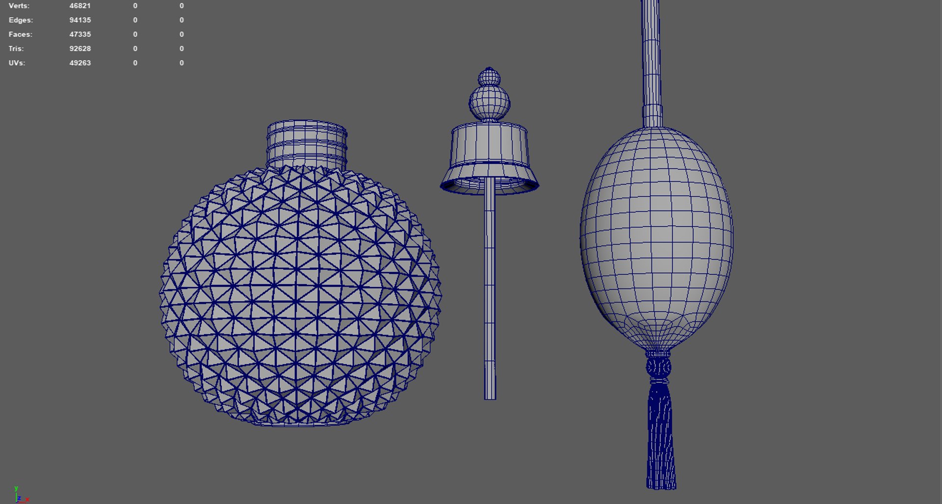 Perfume Balloon Pump Model - TurboSquid 1563138
