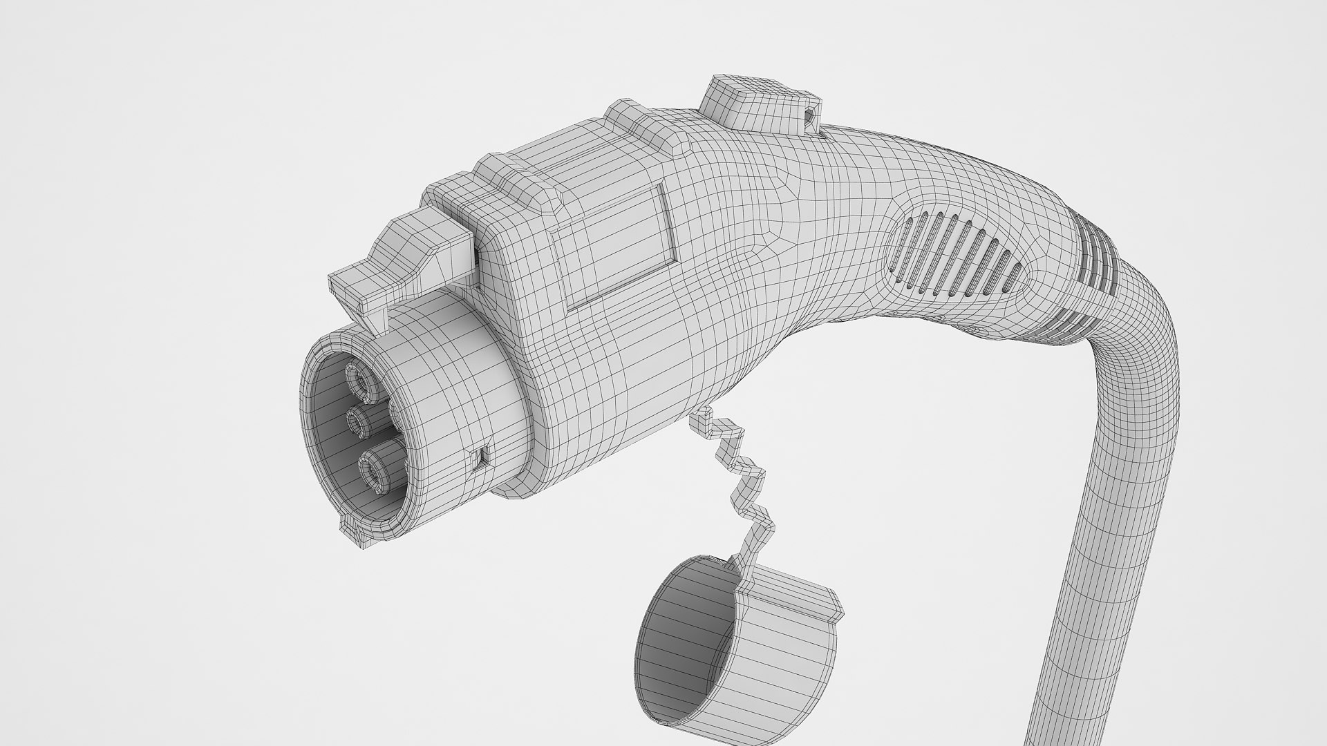 Ev Charging Plug 3D Model - TurboSquid 1710075