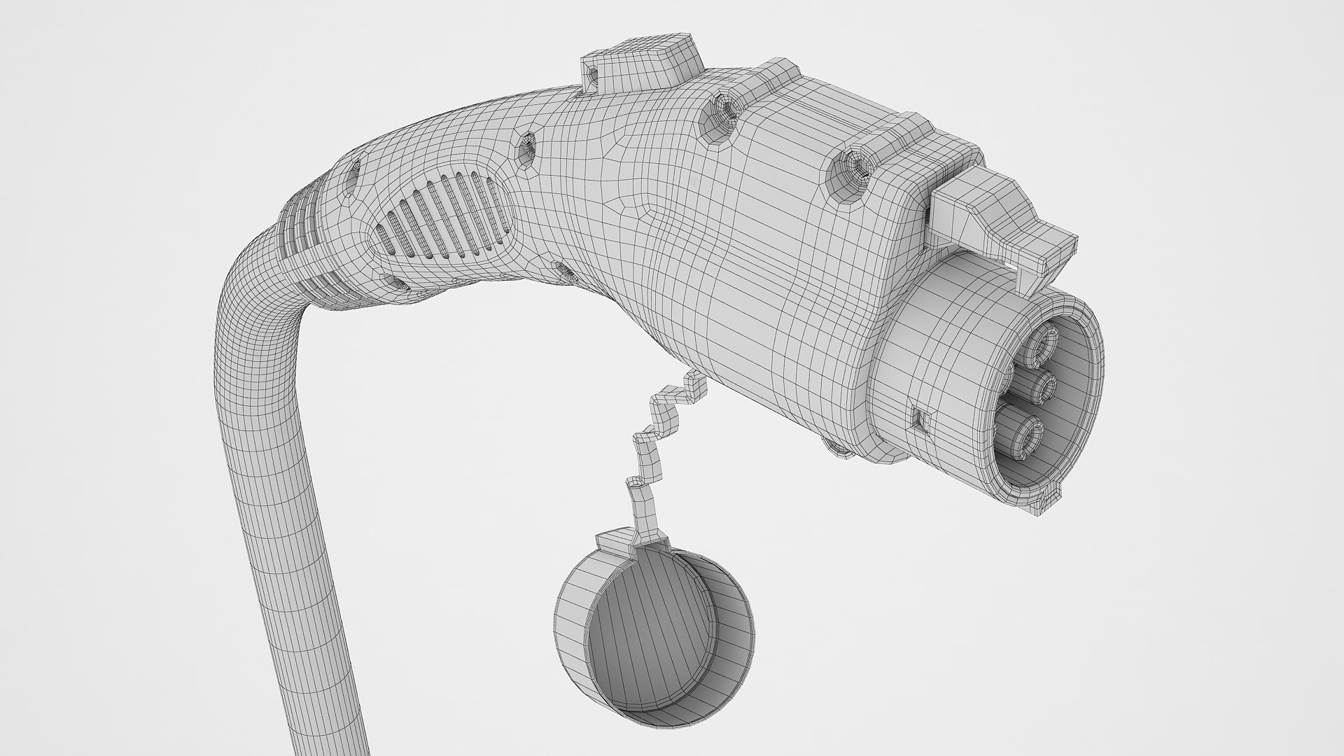 Ev Charging Plug 3D Model - TurboSquid 1710075