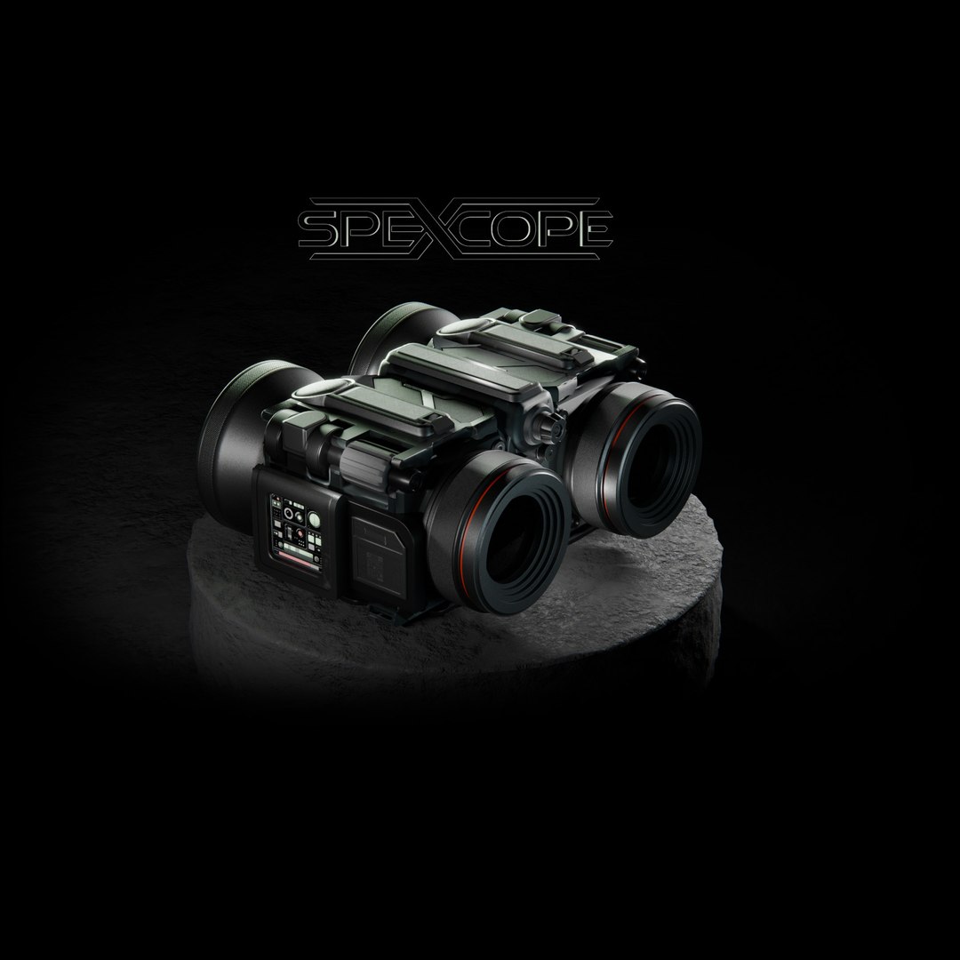 Sci-Fi Binoculars SpeXcope 3D Model - TurboSquid 2402915