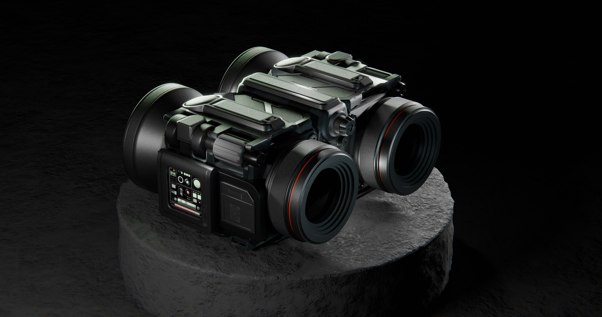 Sci-Fi Binoculars SpeXcope 3D Model - TurboSquid 2402915