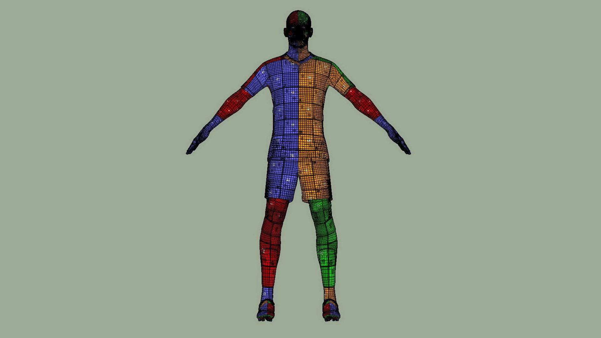 3D T-Pose Rigged Alexander Isak Newcastle 24-25 Model - TurboSquid 2340951