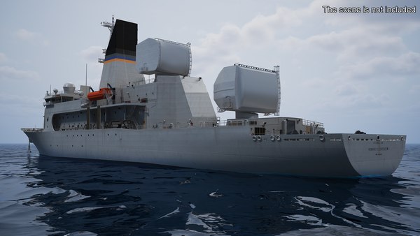 modelo 3d Barco USNS Howard O'Lorenzen - TurboSquid 2143599