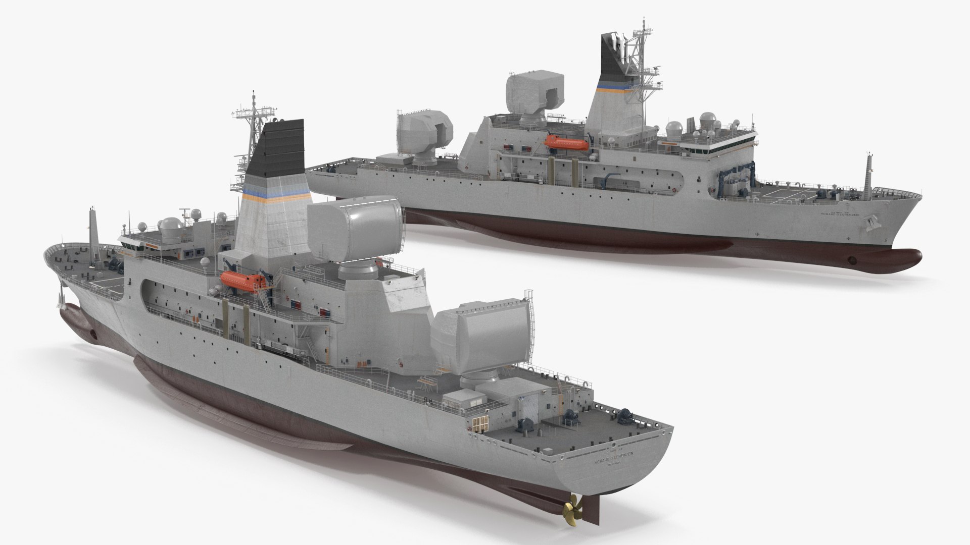 USNS Howard O Lorenzen Ship 3D model - TurboSquid 2143599