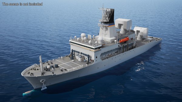 modelo 3d Barco USNS Howard O'Lorenzen - TurboSquid 2143599