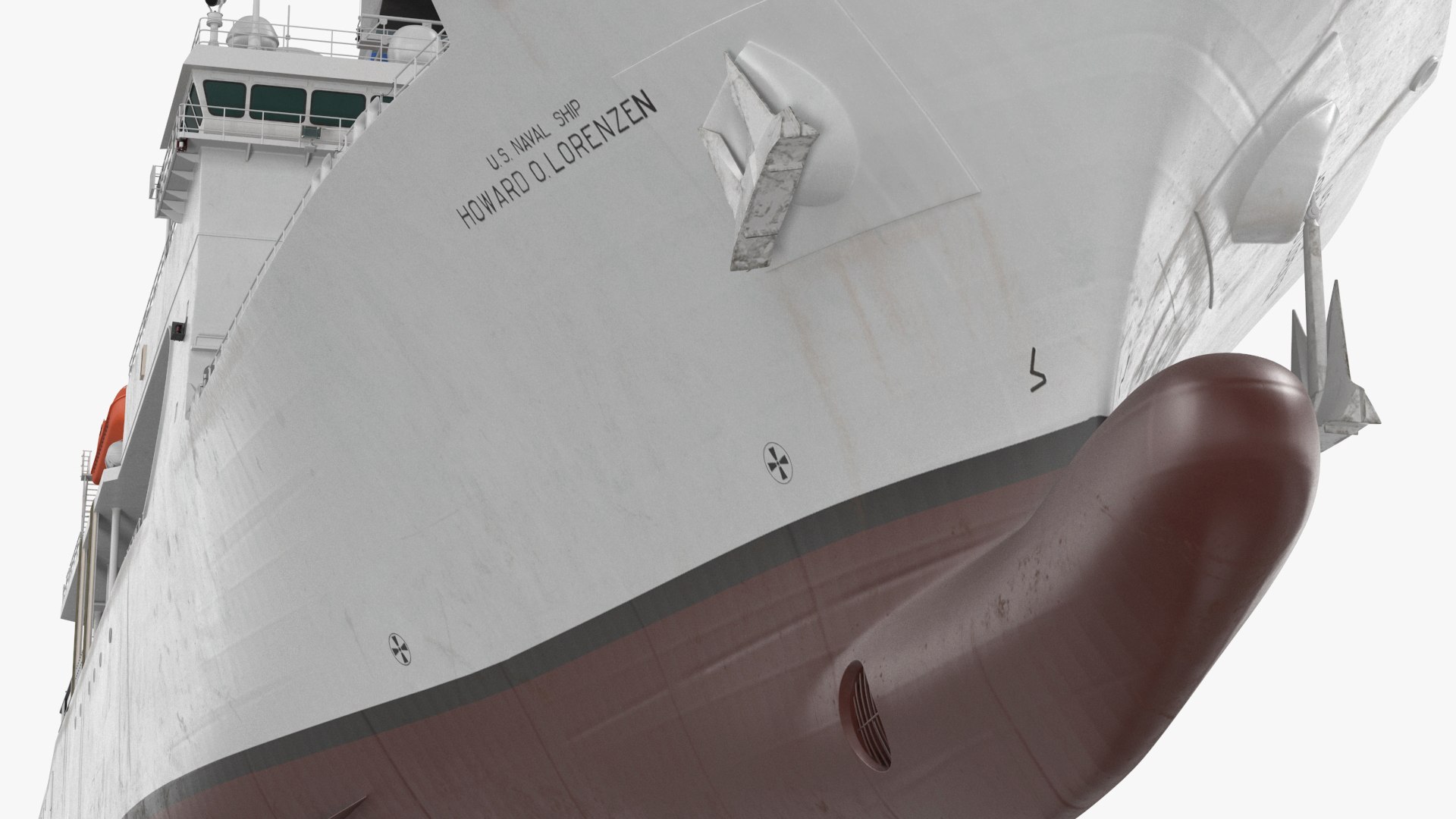 USNS Howard O Lorenzen Ship 3D model - TurboSquid 2143599