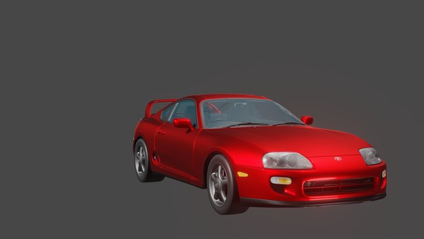 Toyota Supra Mk4 Medium-Poly 3D model - TurboSquid 1780710