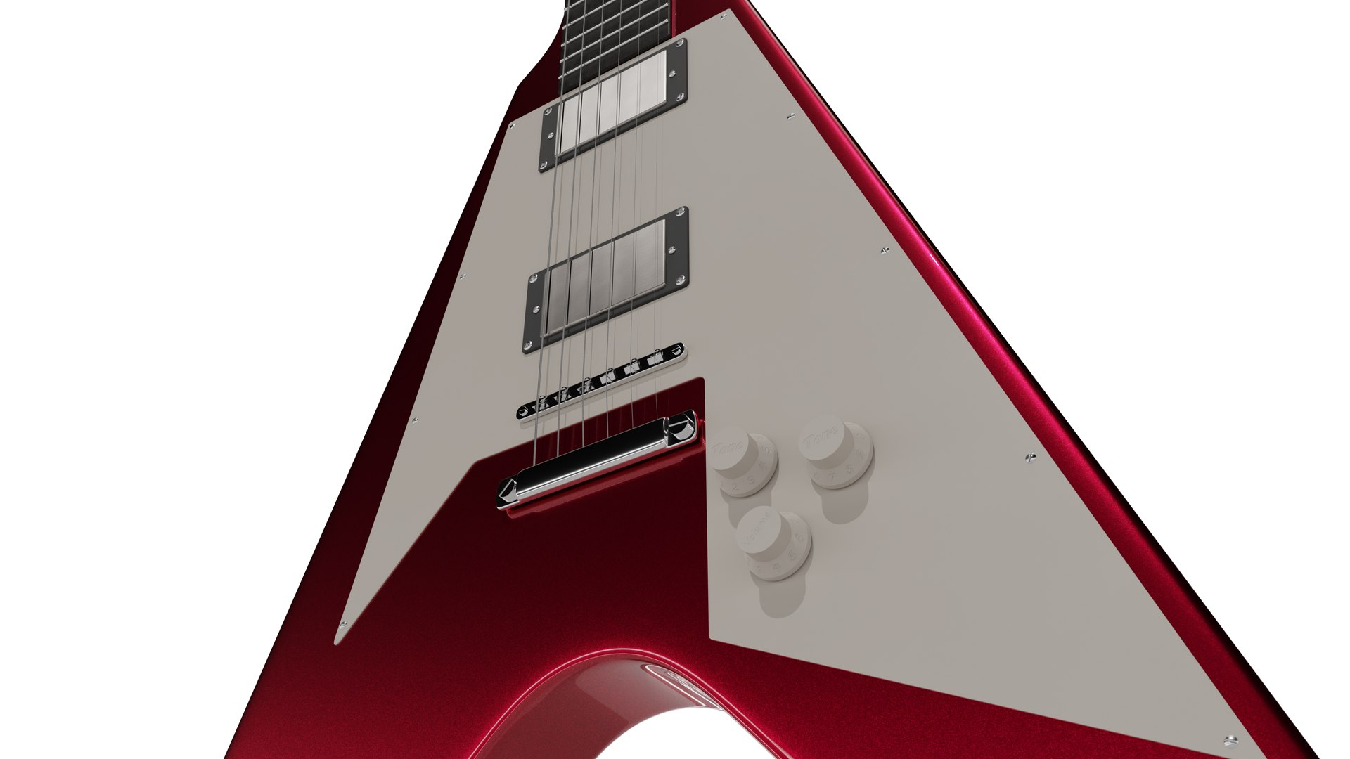 Gibson Flying V Realistic High-Detailed 3D Model - TurboSquid 1736368