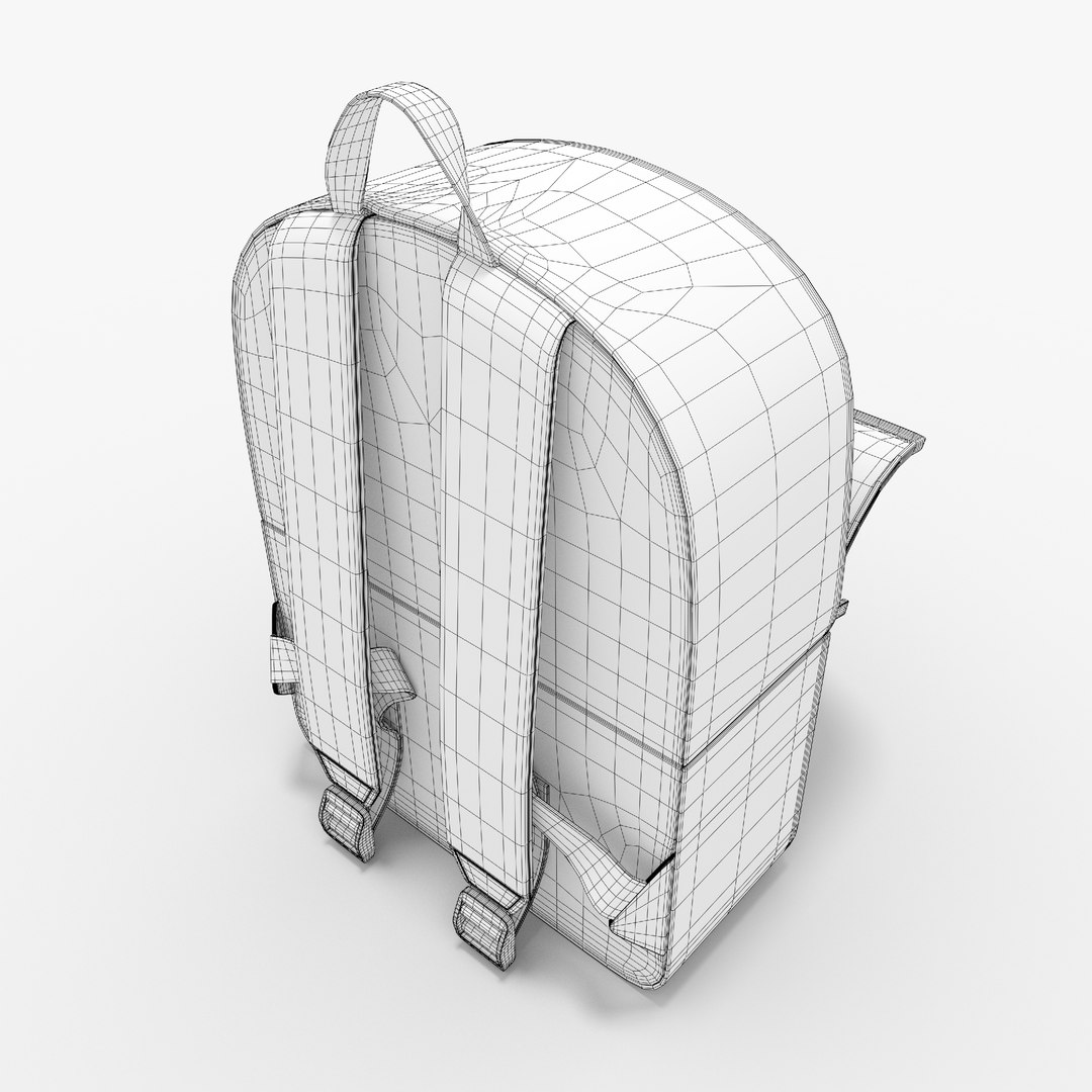 3D Bookbag With Money Model - TurboSquid 2075994