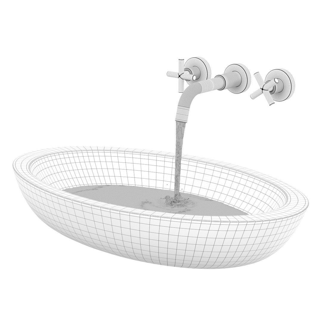 Anna Black Marble Sink 3D Model - TurboSquid 1947557