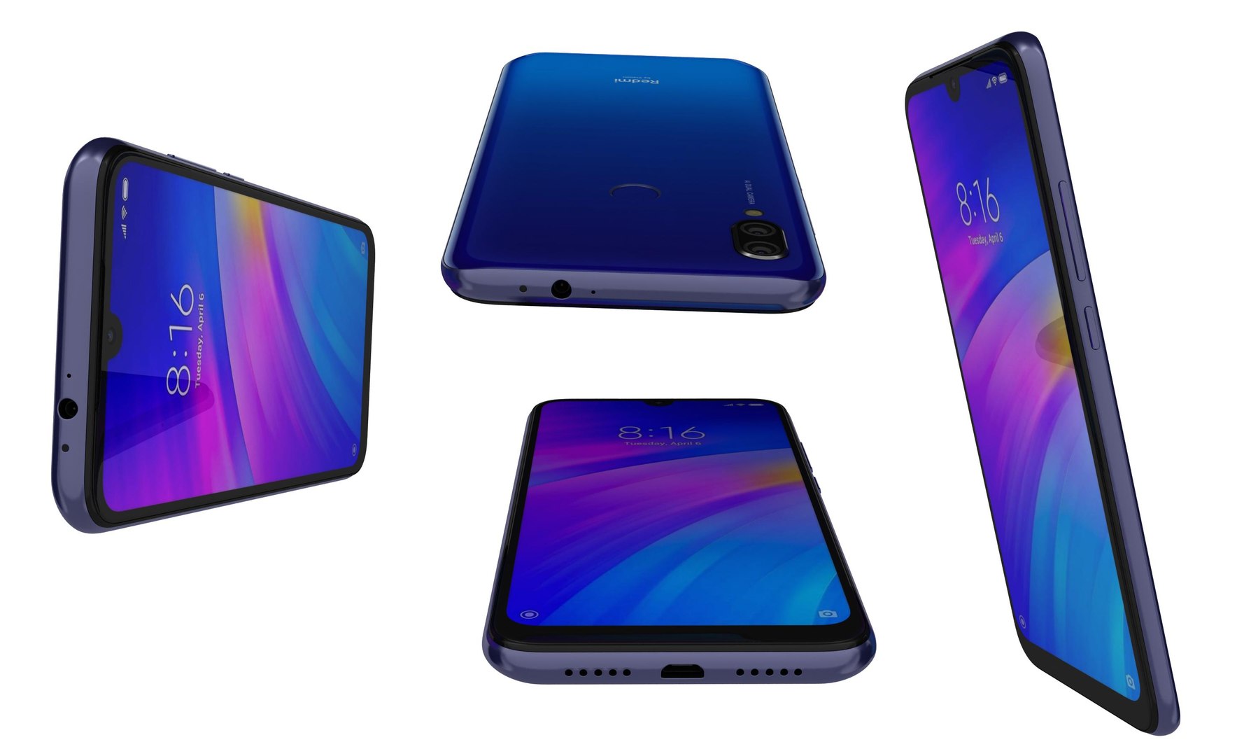 3D Model Xiaomi Redmi 7 Comet - TurboSquid 1463217